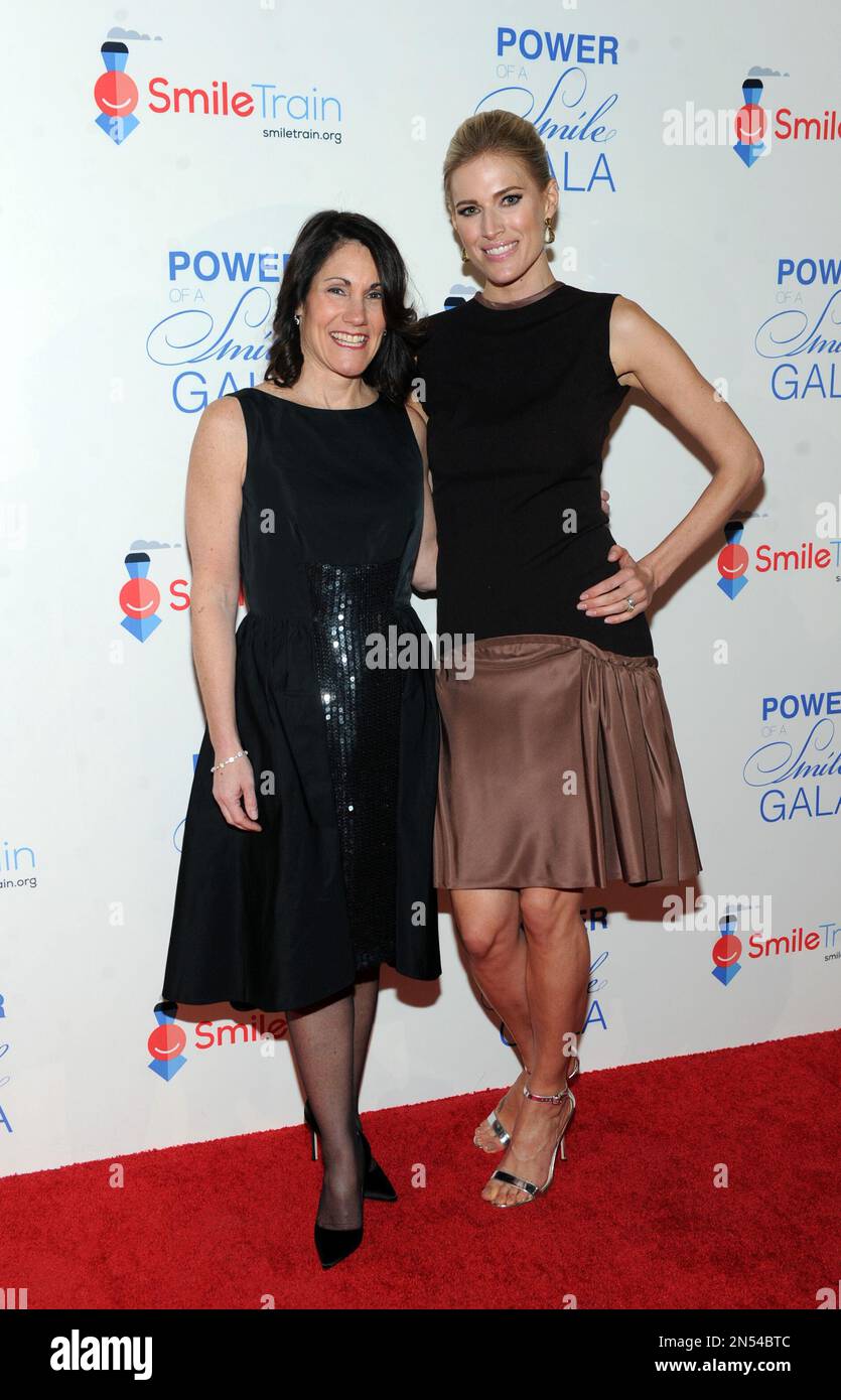 Susannah Schaefer, left, CEO, Smile Train, and Kristen Taekman, star of ...