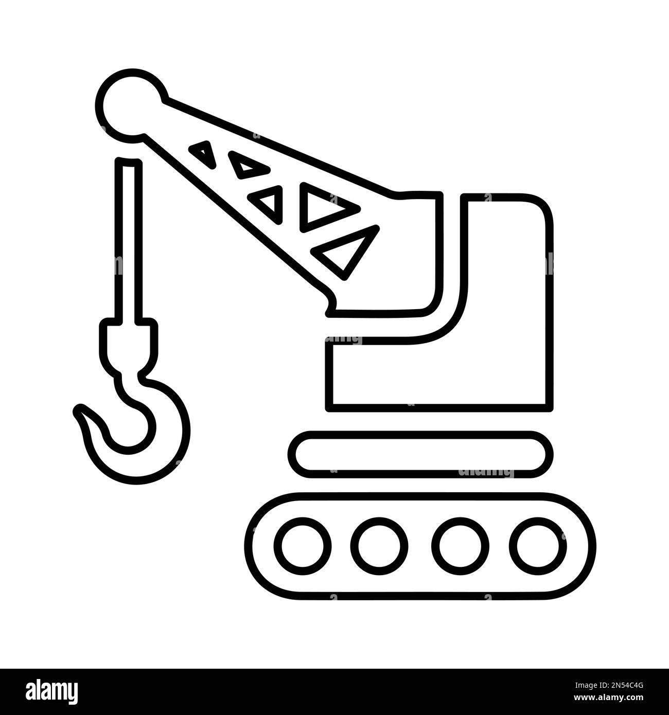 Crane, lifter icon - Use for commercial purposes, print media, web or ...