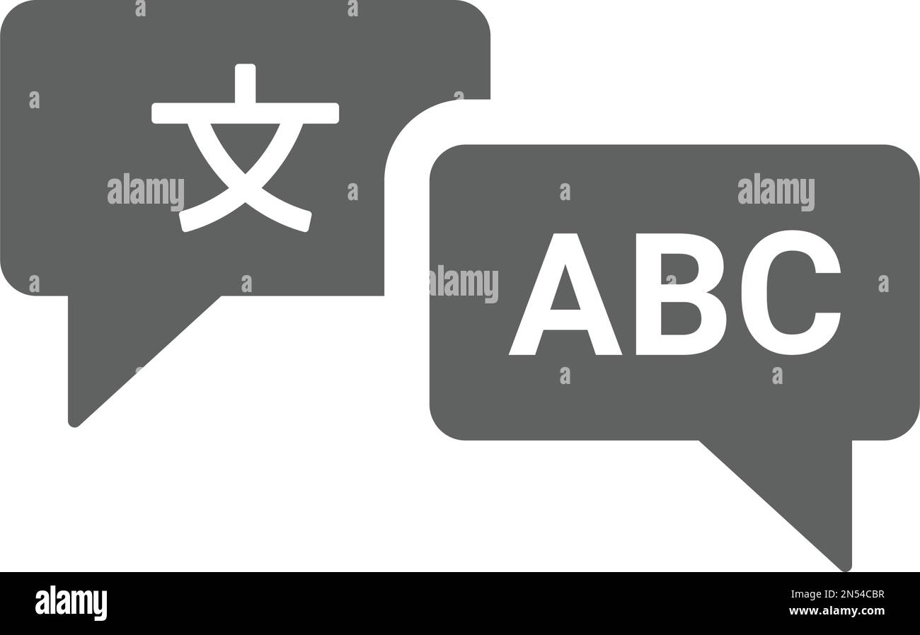 translation, language icon - Use for commercial purposes, print media ...