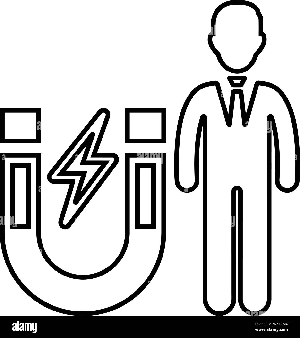 Customer, attraction icon is isolated on white background. Use for ...