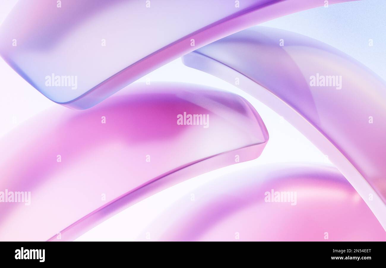 Gradient transparent geometry background, 3d rendering. Digital drawing ...
