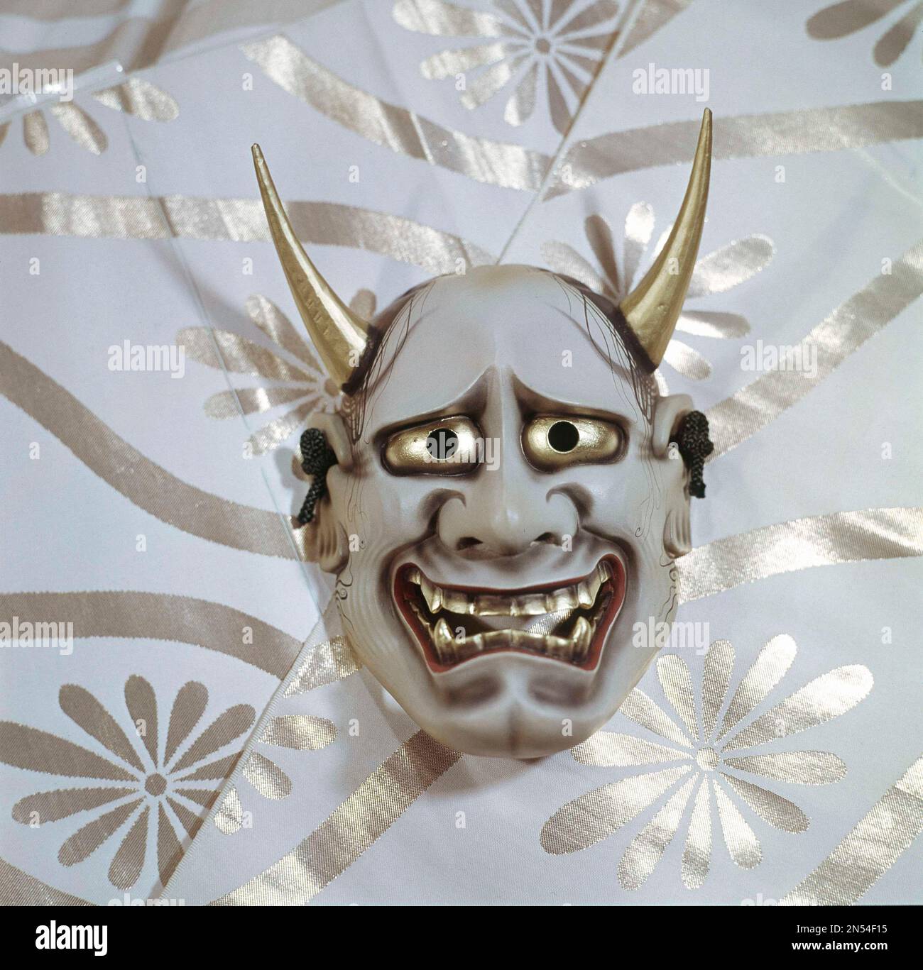 Japanese Noh mask, a major form of classical Japanese musical drama ...