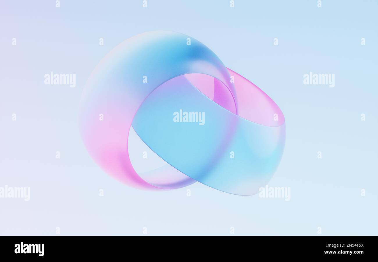 Gradient transparent geometry background, 3d rendering. Digital drawing ...