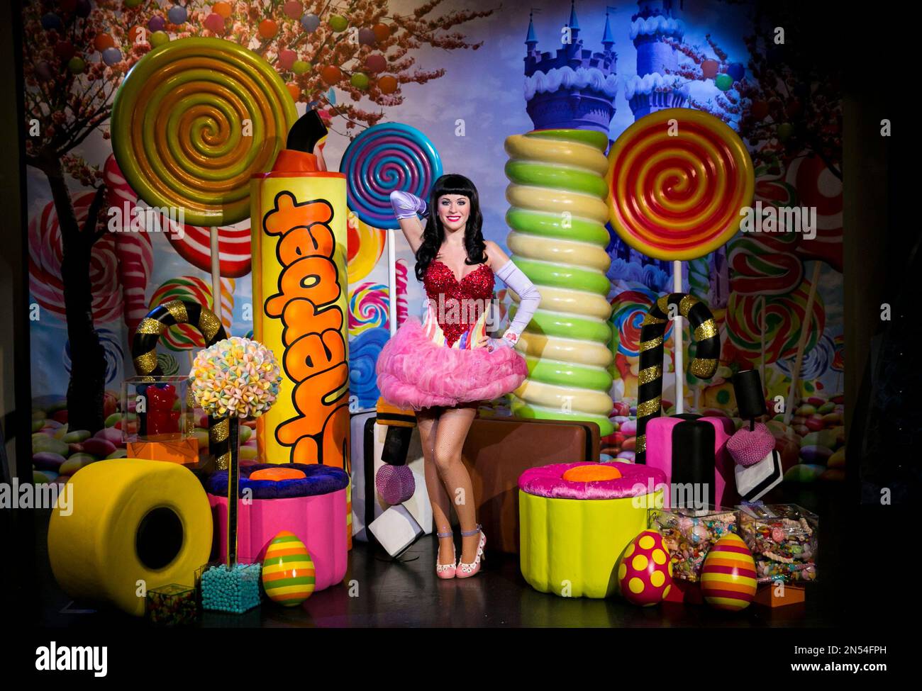 CORRECTS DATE The wax figure of American recording artist Katy Perry is ...