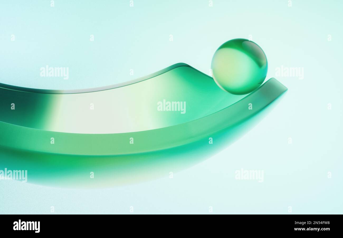 Gradient transparent geometry background, 3d rendering. Digital drawing Stock Photo - Alamy