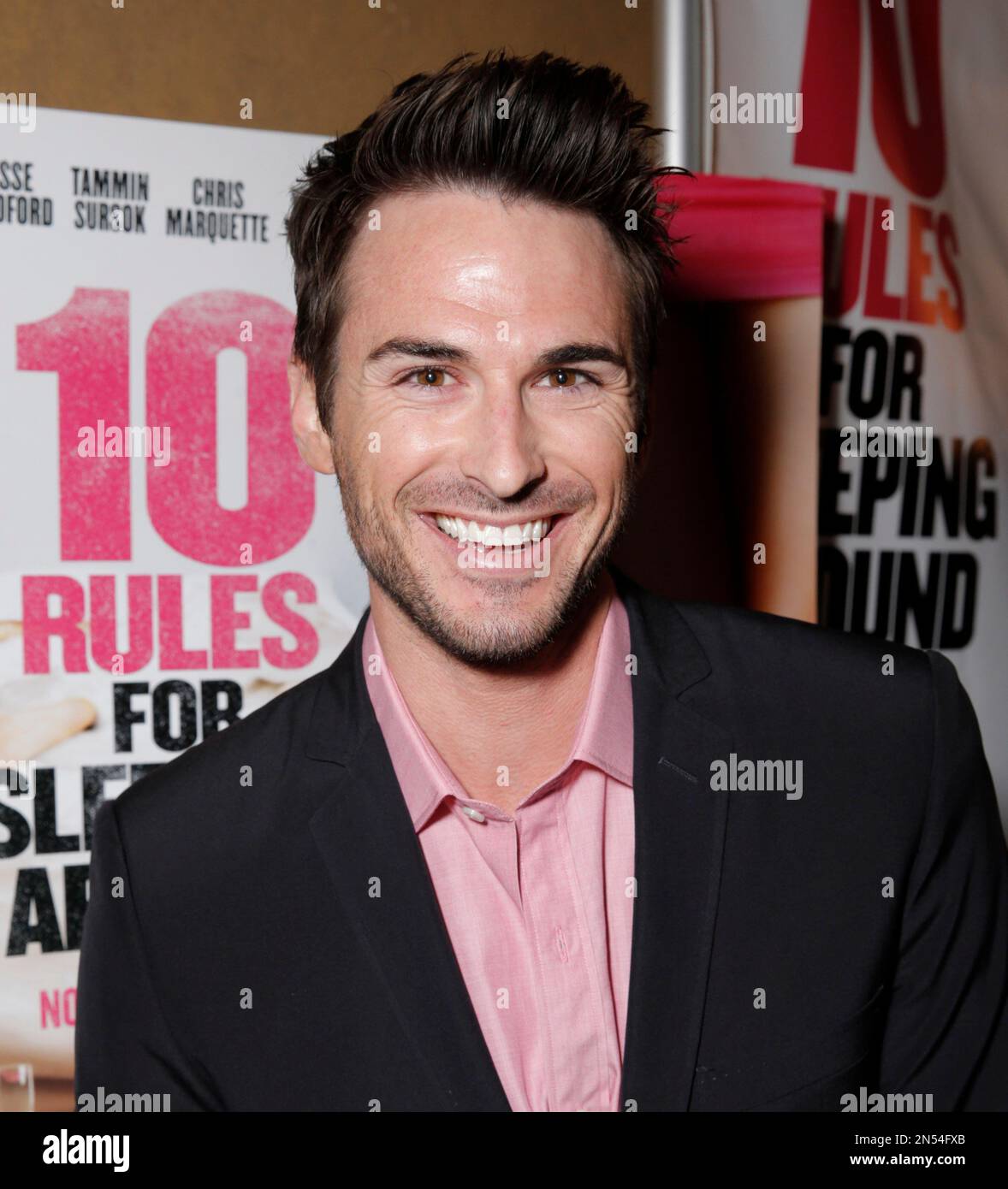 Corey Saunders attends the premiere of Screen Media Films' '10 Rules ...