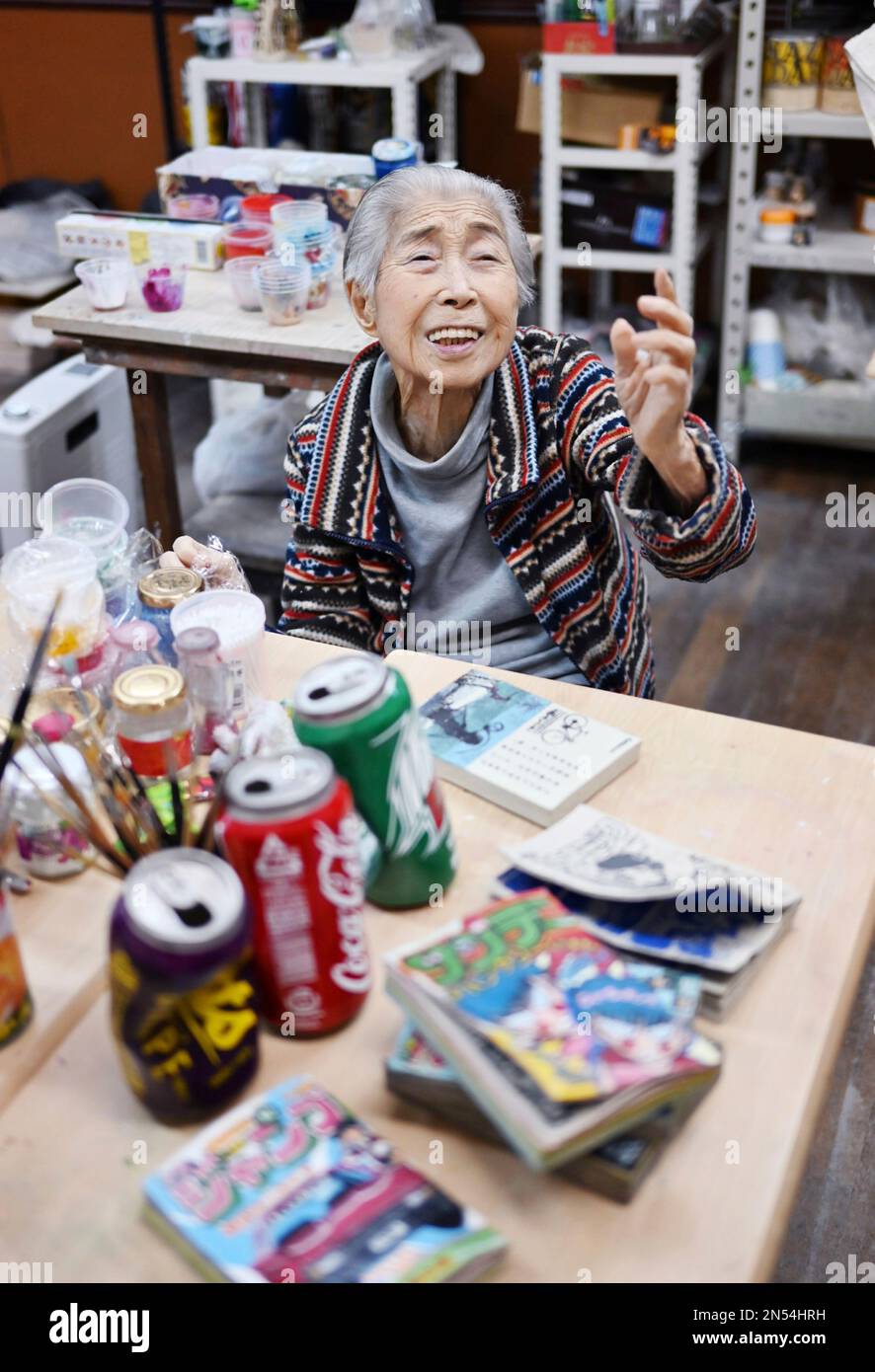Kimiyo Mishima, a contemporary Japanese artist, best known for creating ...