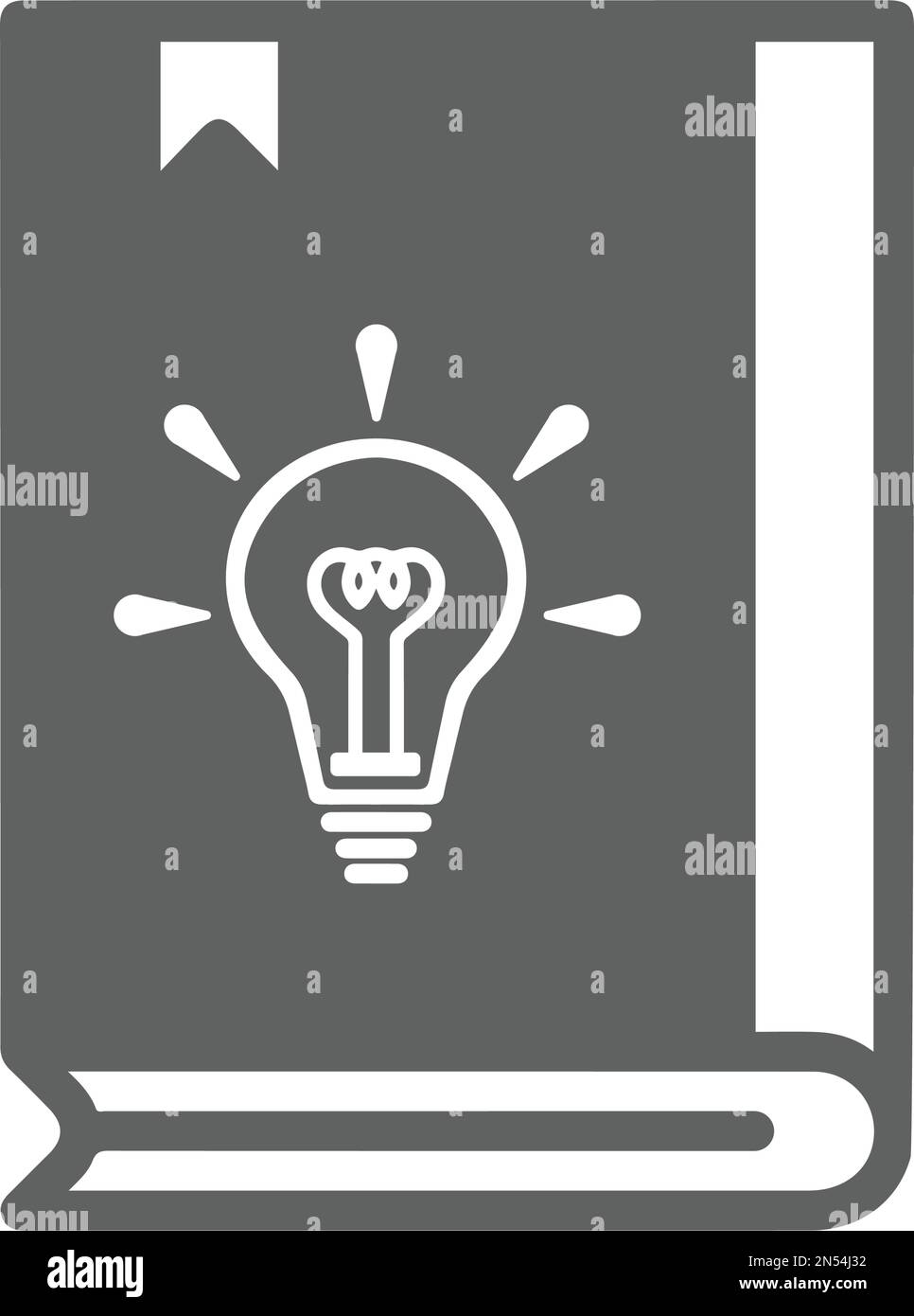 Education, knowledge, learning icon is isolated on white background ...