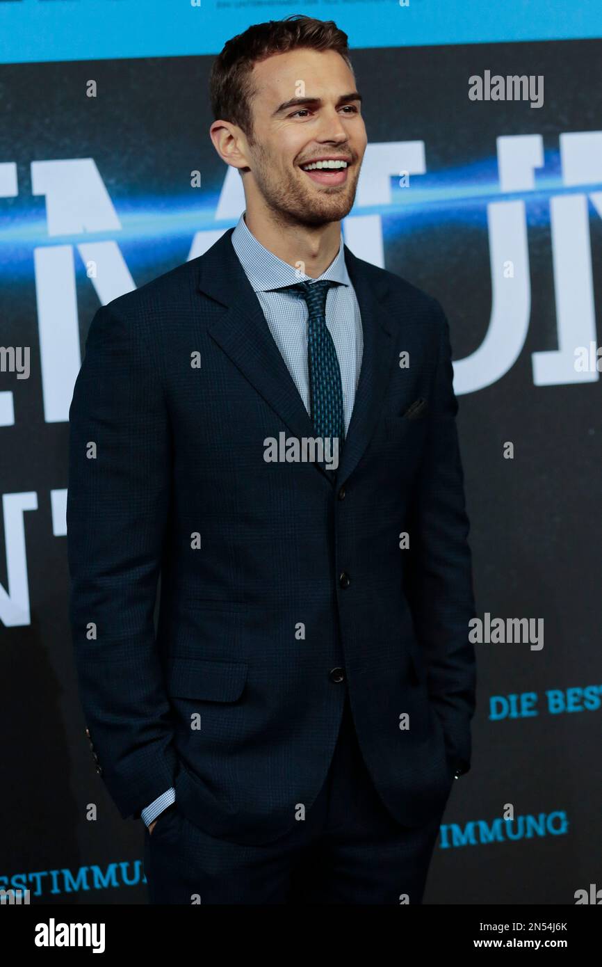 British actor Theo James arrives for the German film premiere of ...