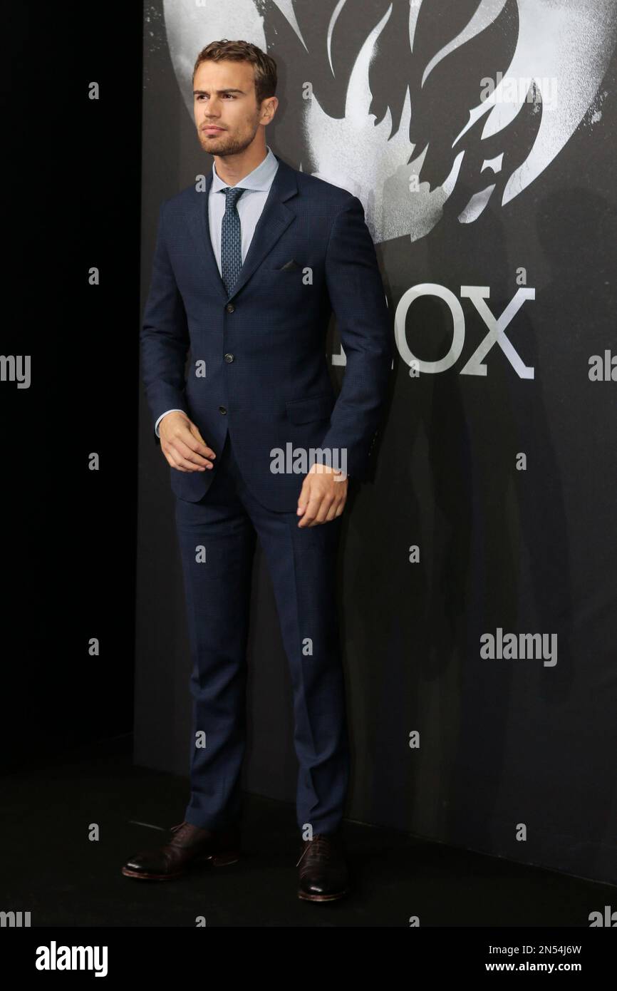 British actor Theo James arrives for the German film premiere of ...