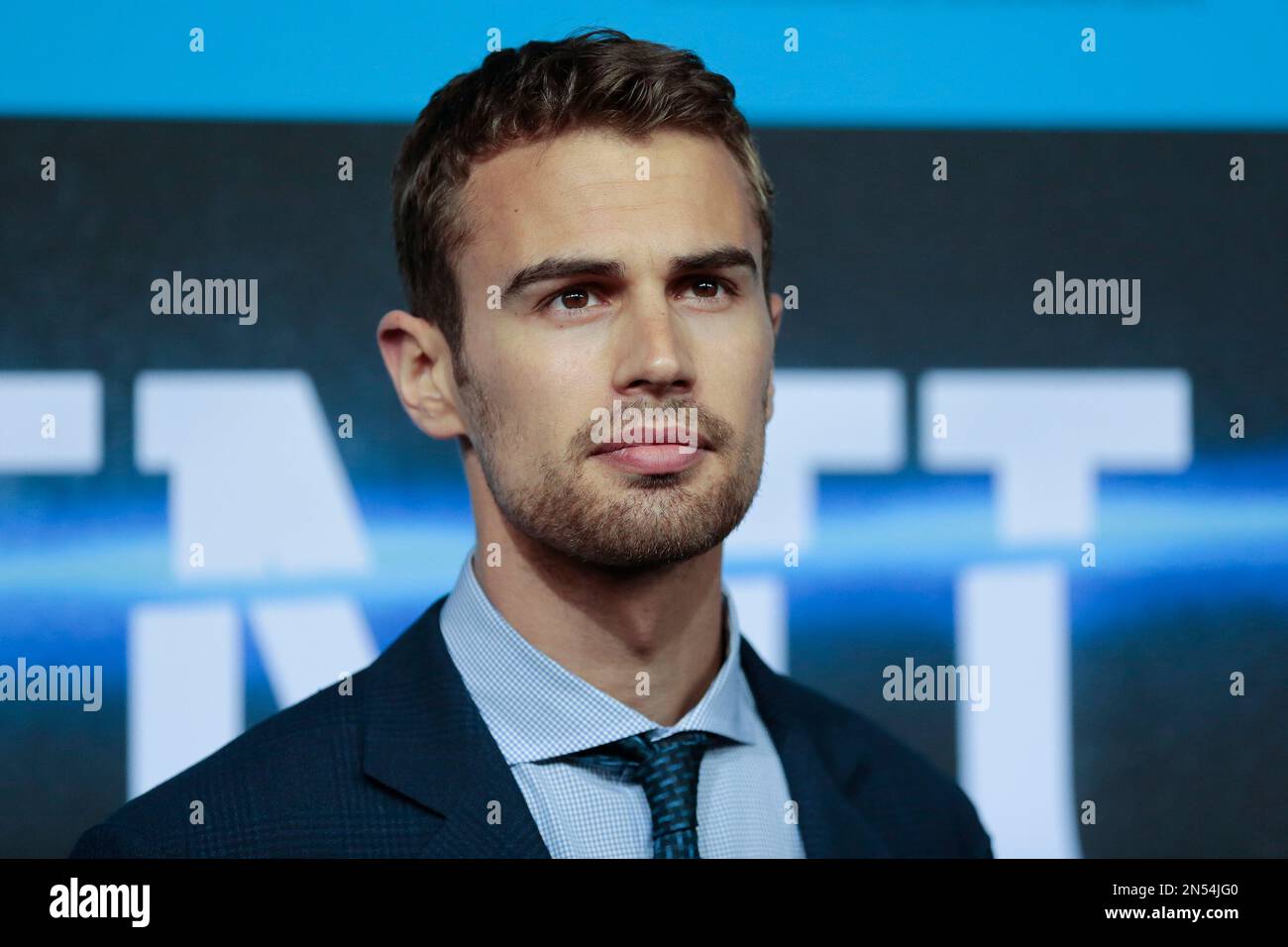 British actor Theo James arrives for the German film premiere of ...