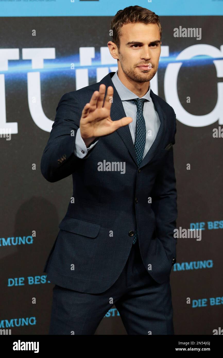 British actor Theo James arrives for the German film premiere of ...