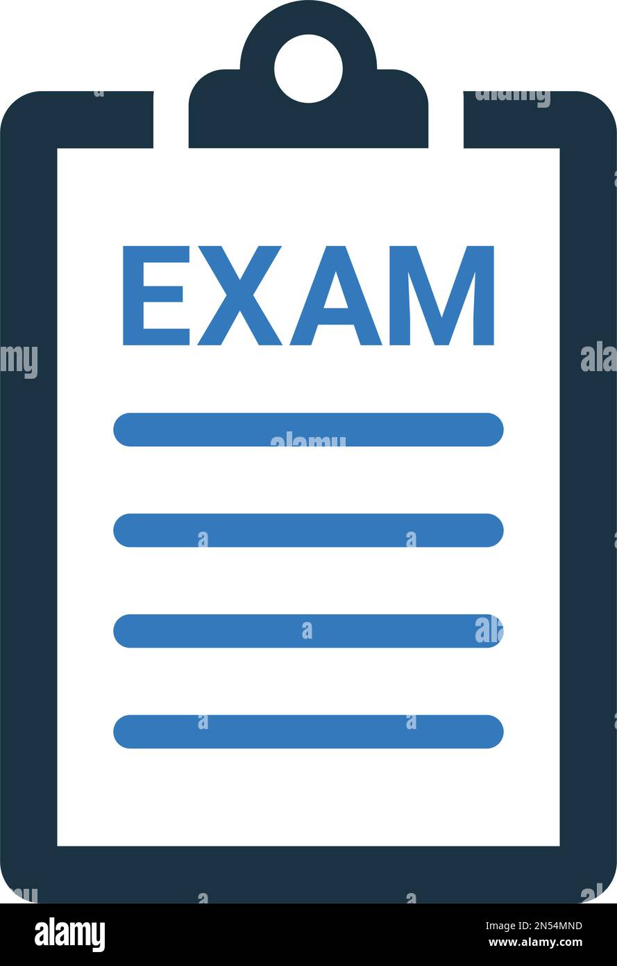 Exam, sheet icon is isolated on white background. Use for graphic and ...