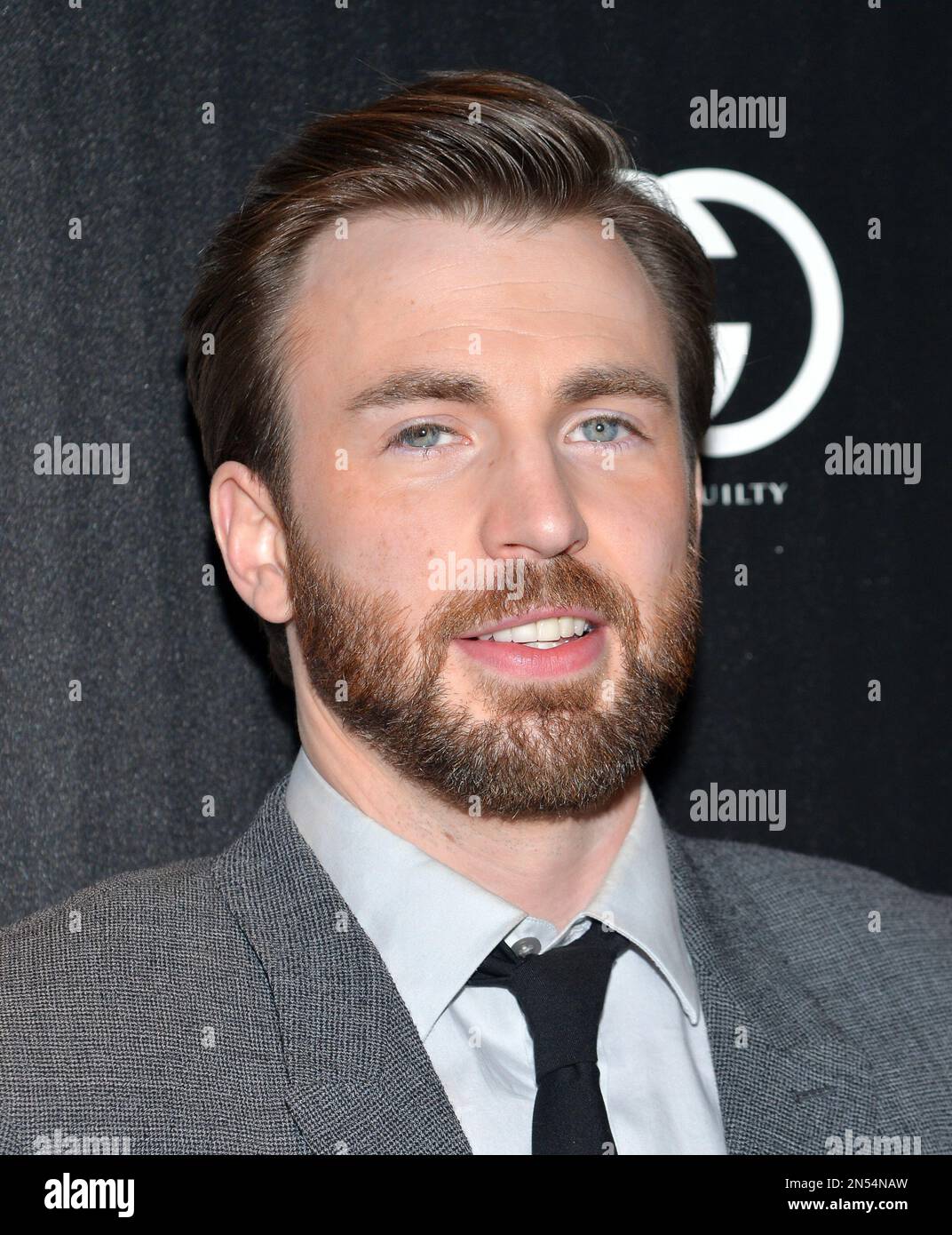 Actor Chris Evans attends a special screening of Marvel's "Captain ...