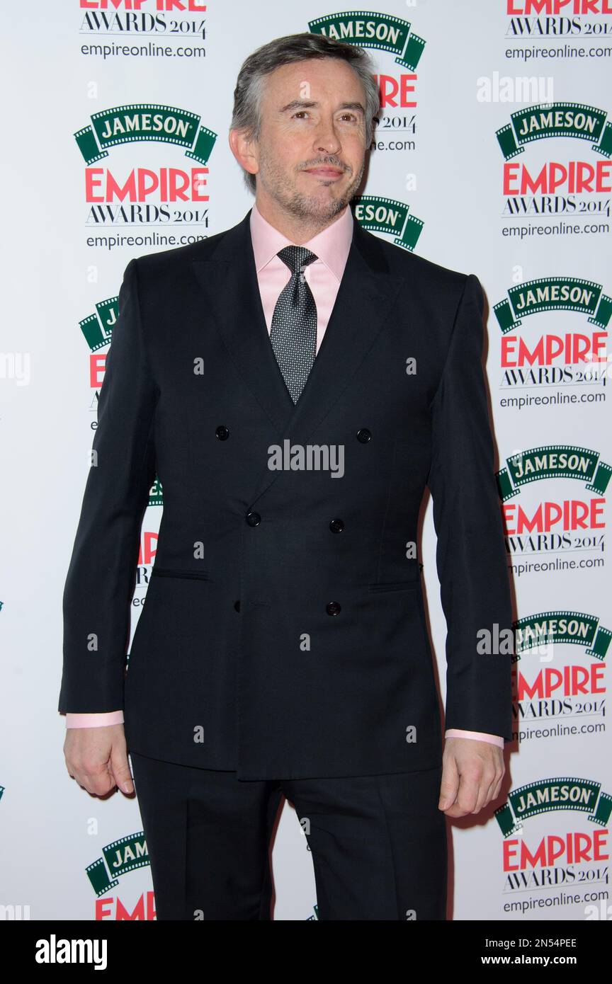Steve Coogan arrives for the Empire Awards at a central London venue ...