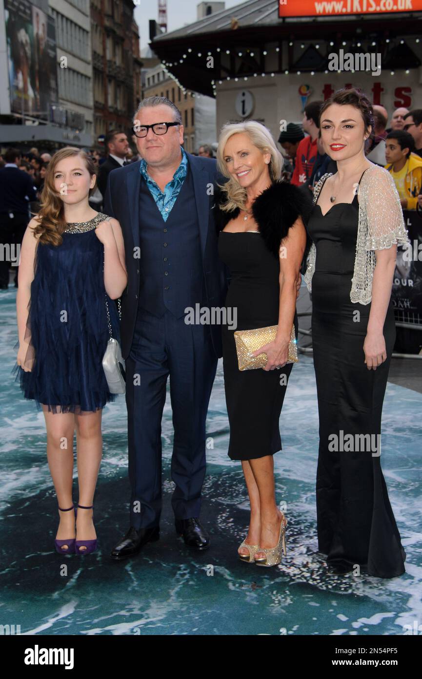 Ellie Winstone, Ray Winstone, Elaine Winstone and Lois Winstone arrive ...