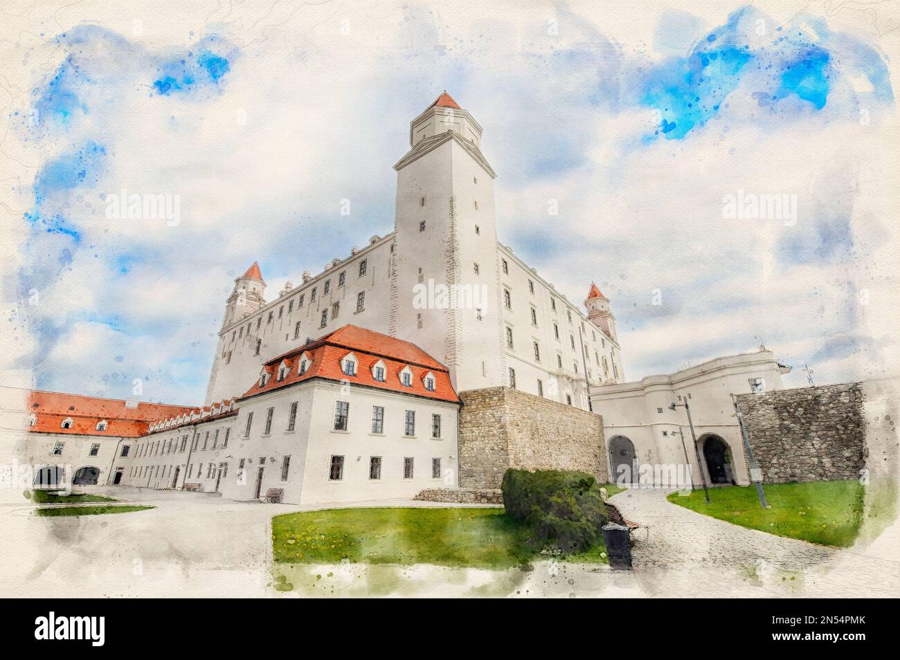 Drawing bratislava hi-res stock photography and images - Alamy