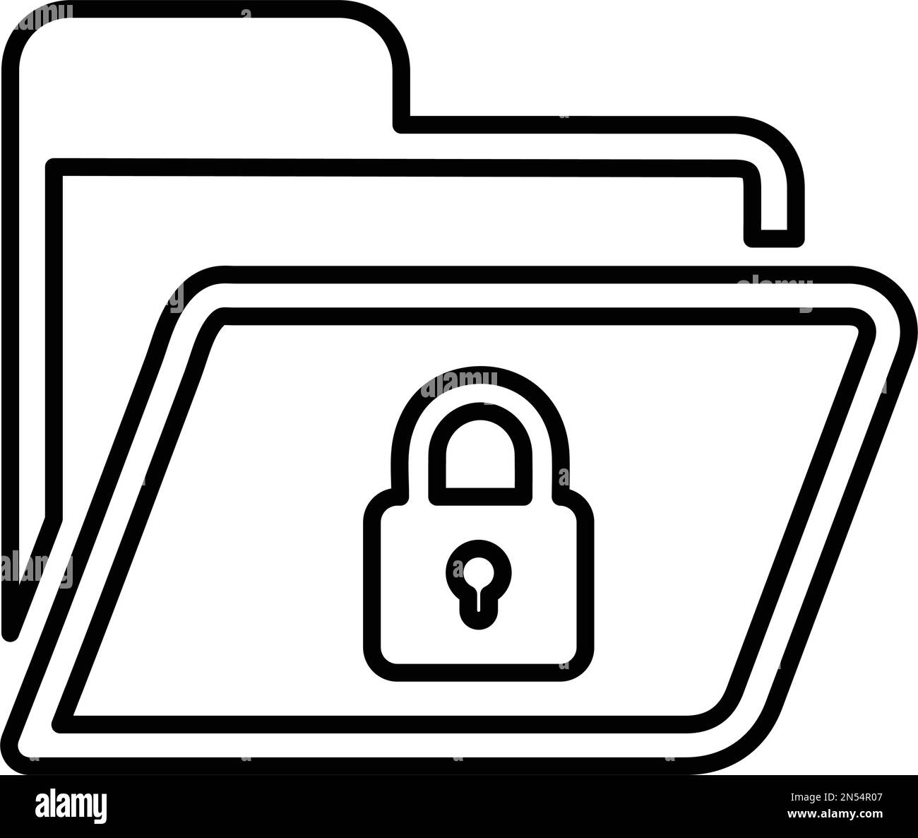 File, folder, protection, security icon. Editable Vector design using in commercial purposes ...