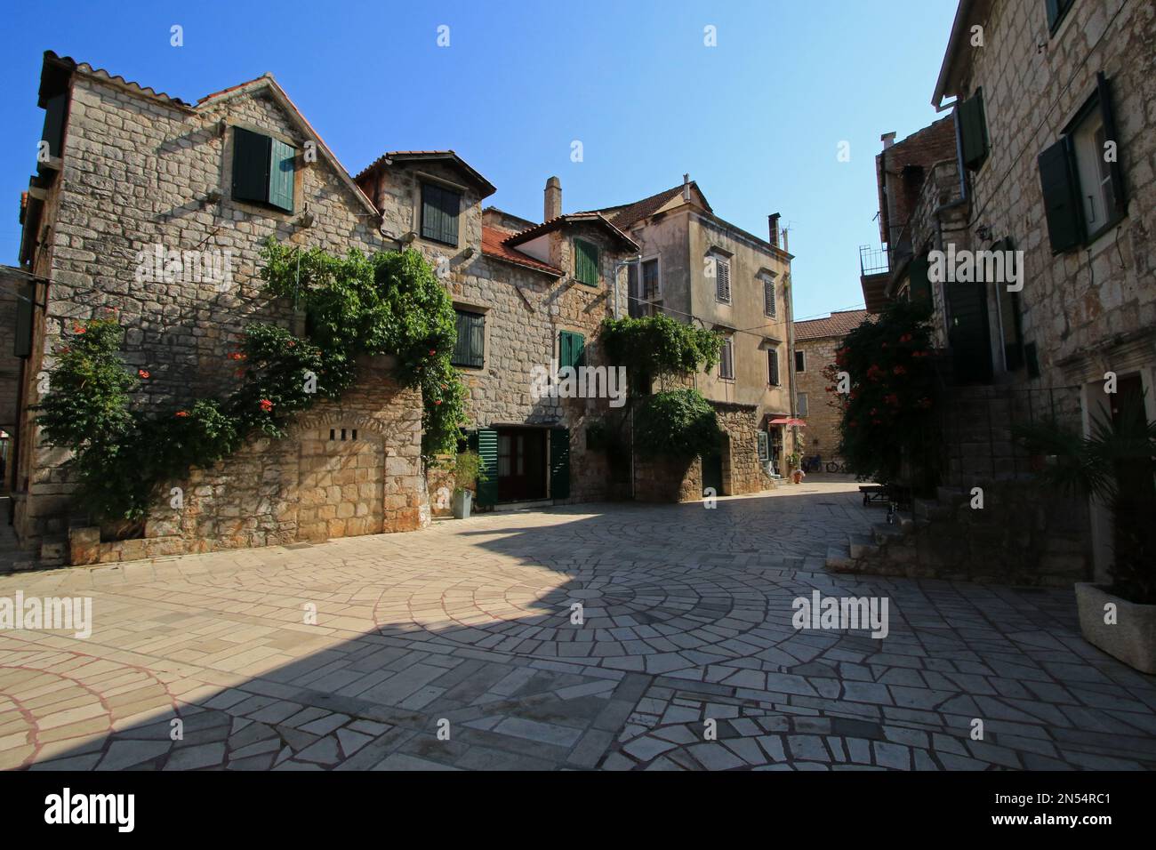 Old town of Stari Grad, Hvar island, Croatia Stock Photo - Alamy