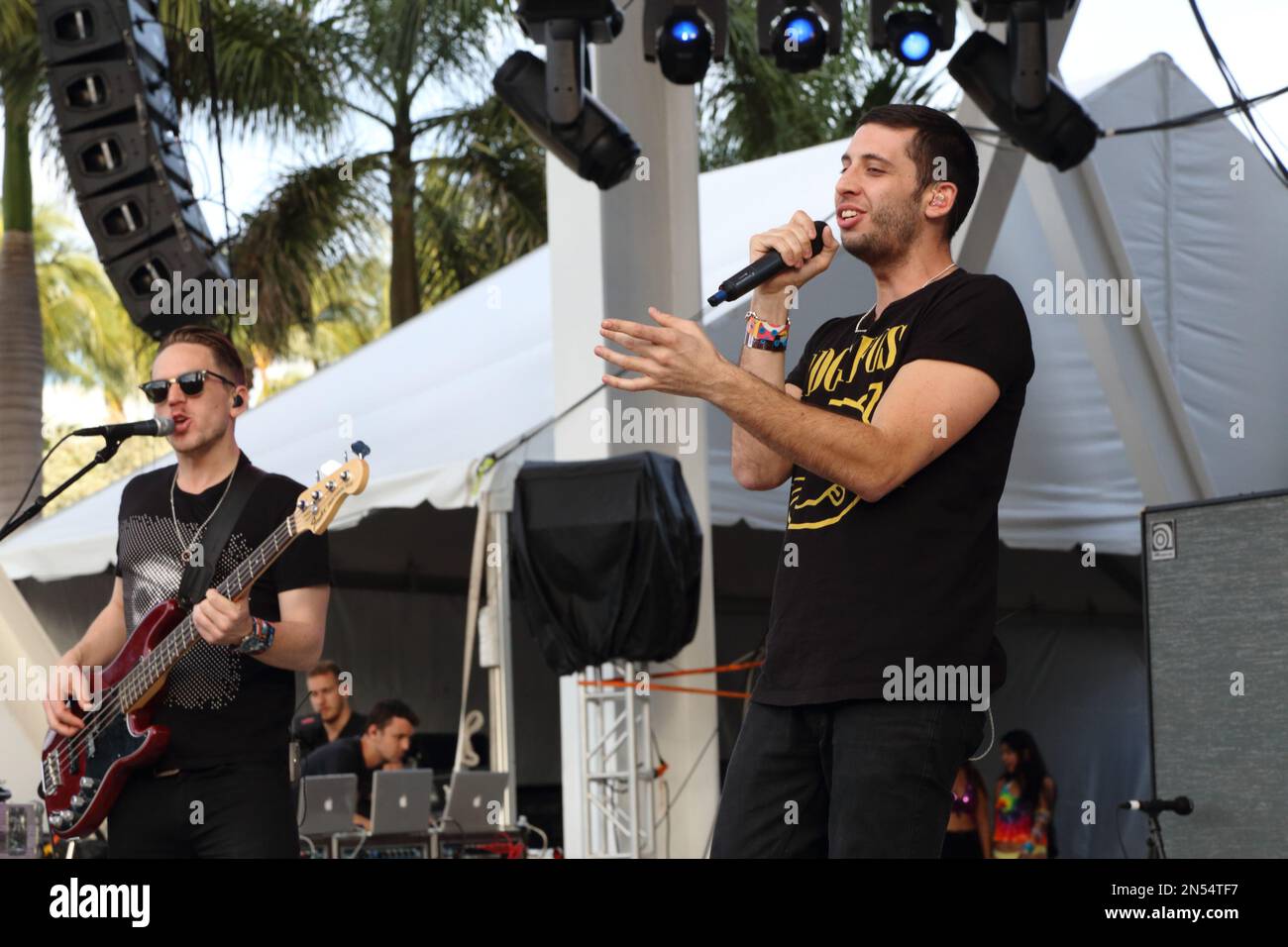 Elliot John Gleave aka Example performs at the Ultra Music Festival at ...