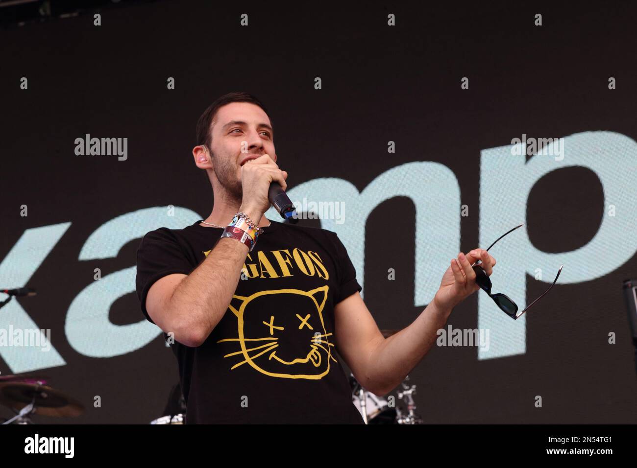 Elliot John Gleave aka Example performs at the Ultra Music Festival at ...