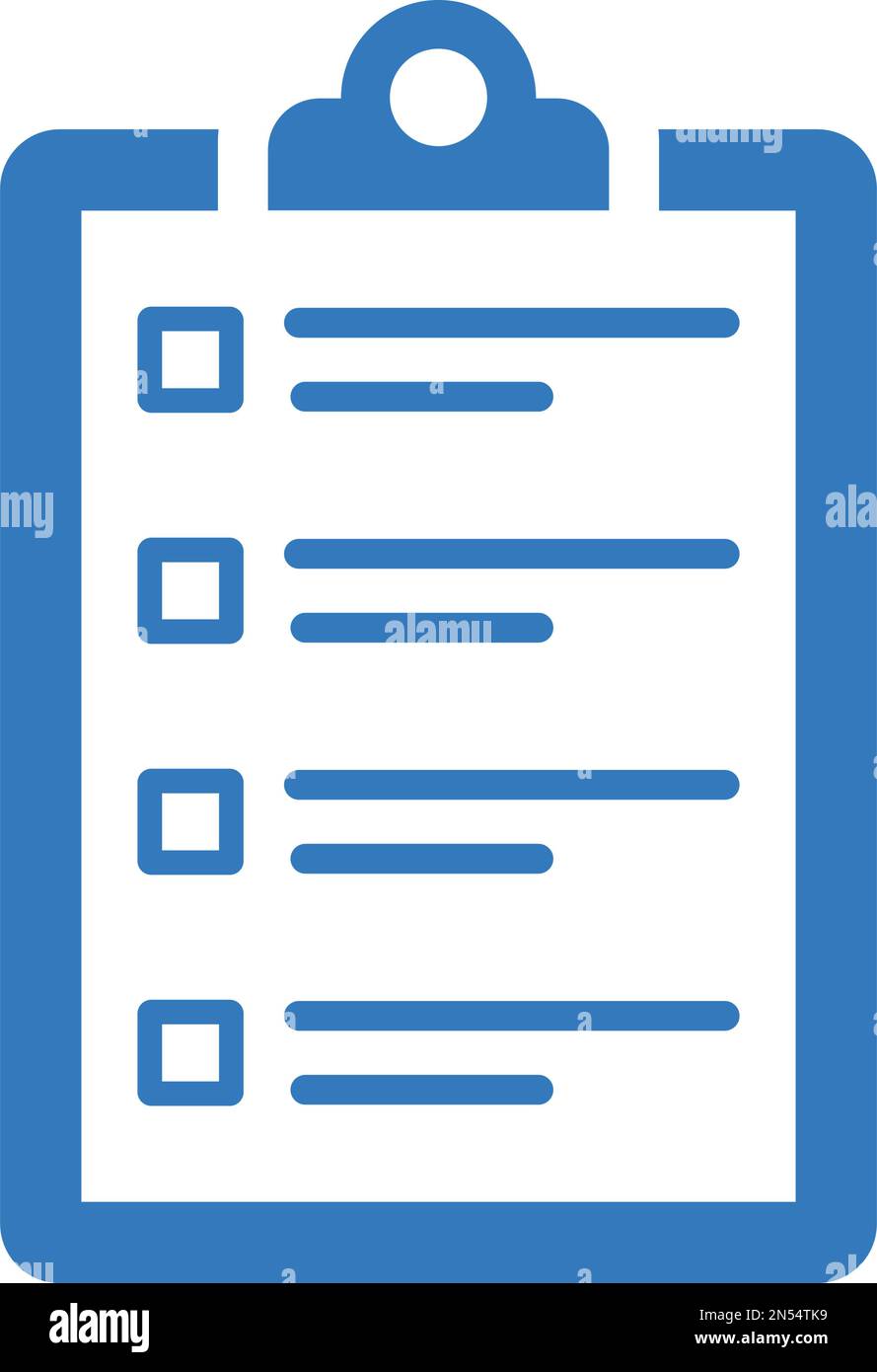 Examination, sheet icon is isolated on white background. Use for ...