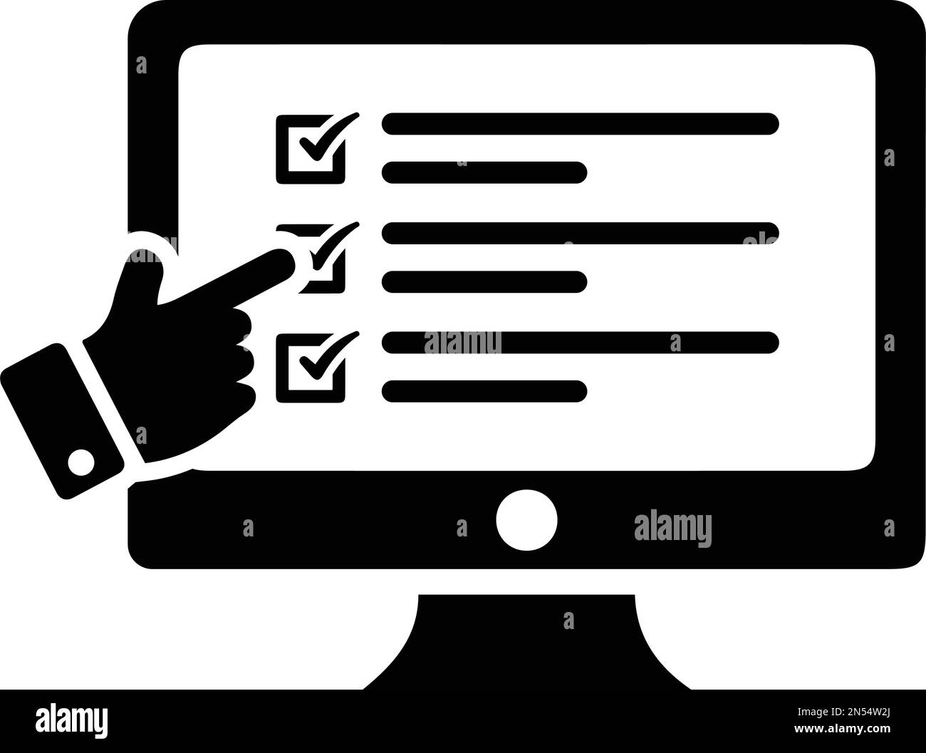 Quiz icon Black and White Stock Photos & Images - Alamy