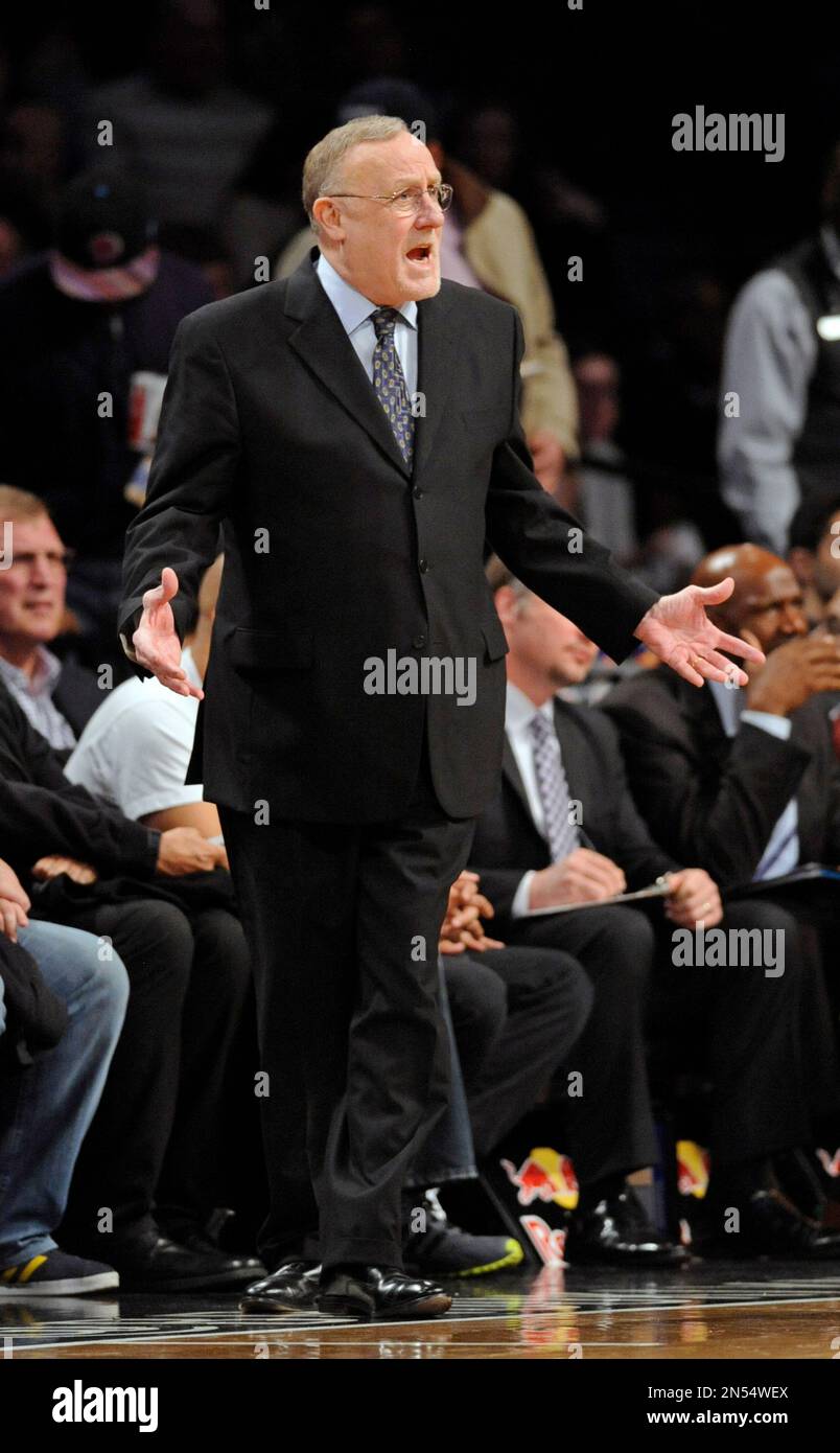 Minnesota Timberwolves coach Rick Adelman reacts during the third ...