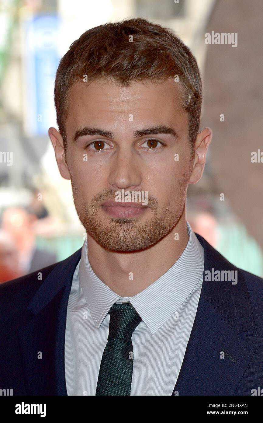 Actor Theo James arrives at the European film premiere of Divergent in ...