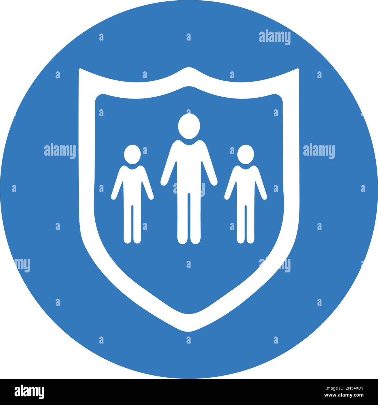 Family, life insurance icon. Use for commercial, print media, web or ...