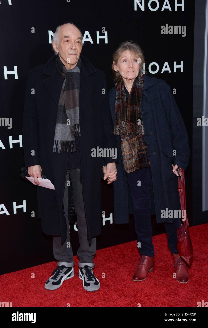 Actor Mark Margolis and wife attend the premiere of "Noah" at the ...