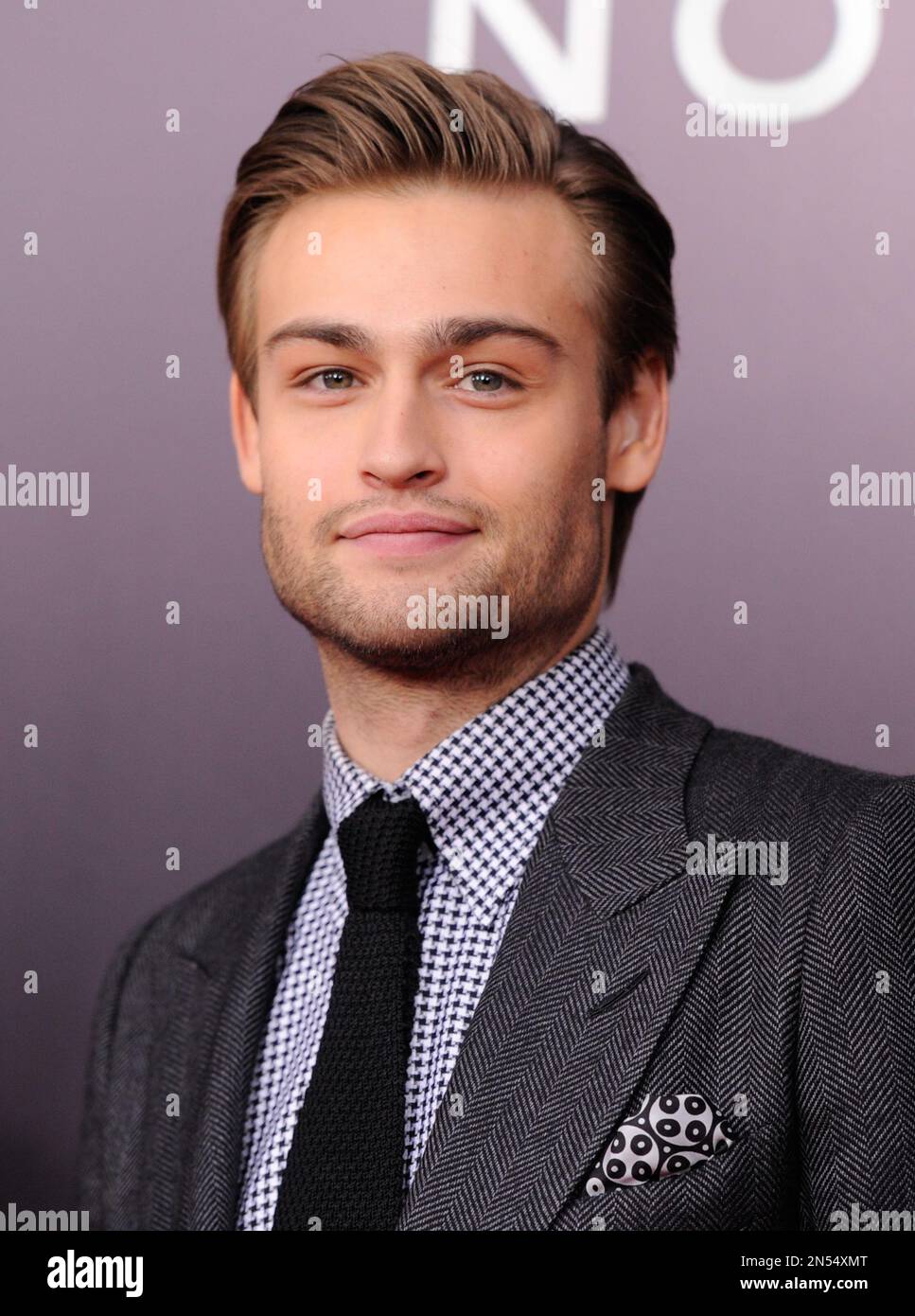 Actor Douglas Booth attends the premiere of "Noah" at the Ziegfeld ...