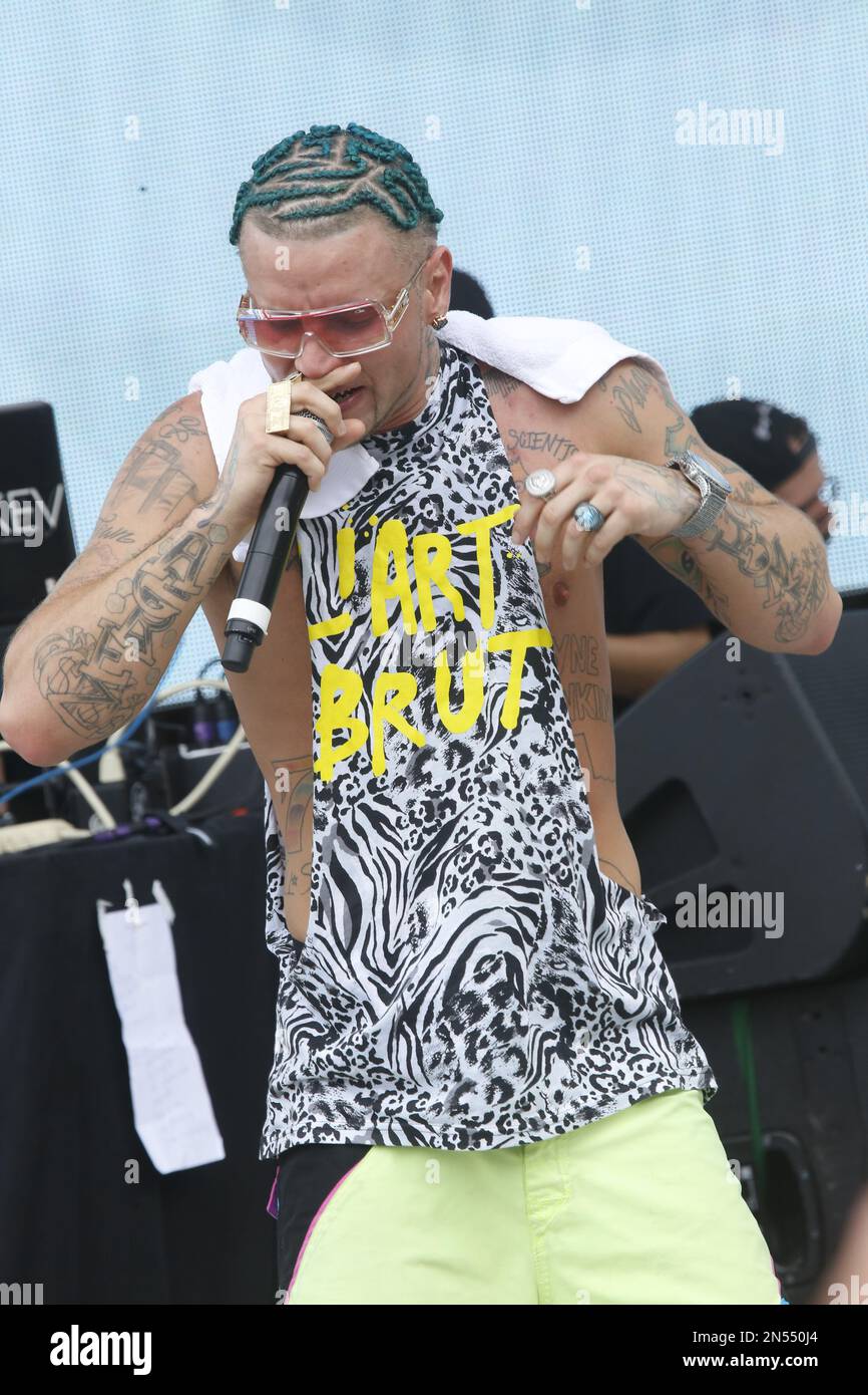 Horst Christian Simco aka Riff Raff performs at the Ultra Music ...
