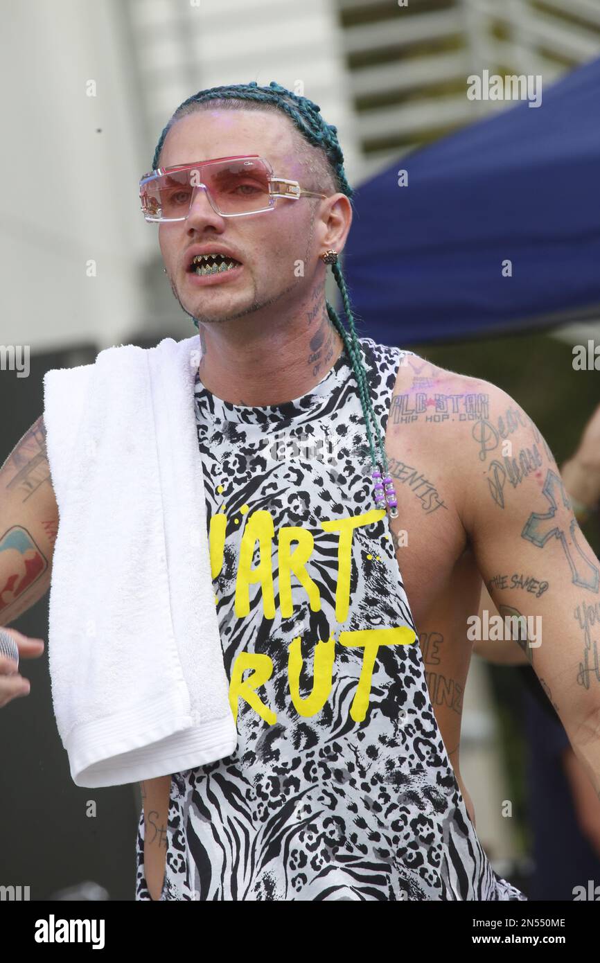 Horst Christian Simco aka Riff Raff performs at the Ultra Music ...