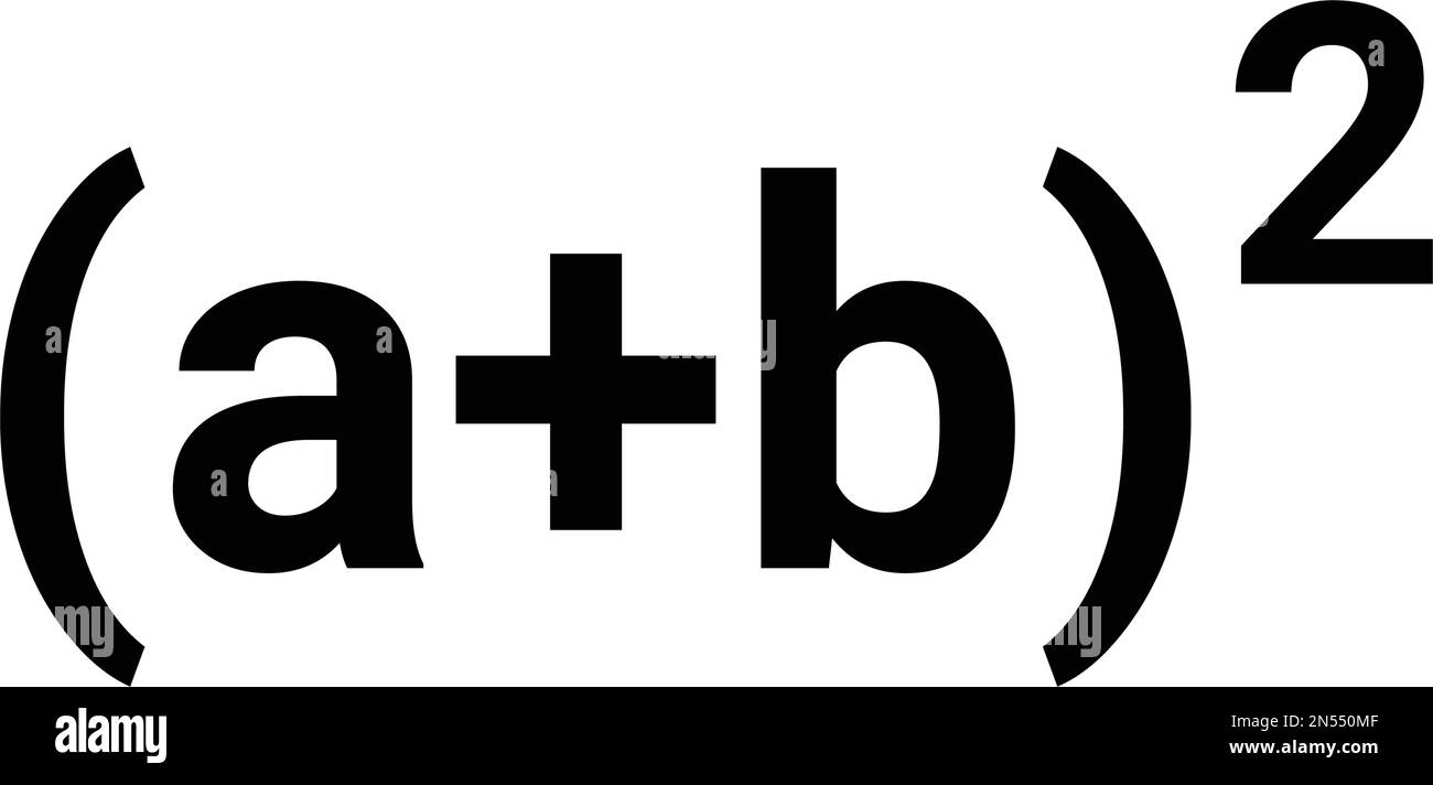 Formula, math icon is isolated on white background. Use for graphic and ...