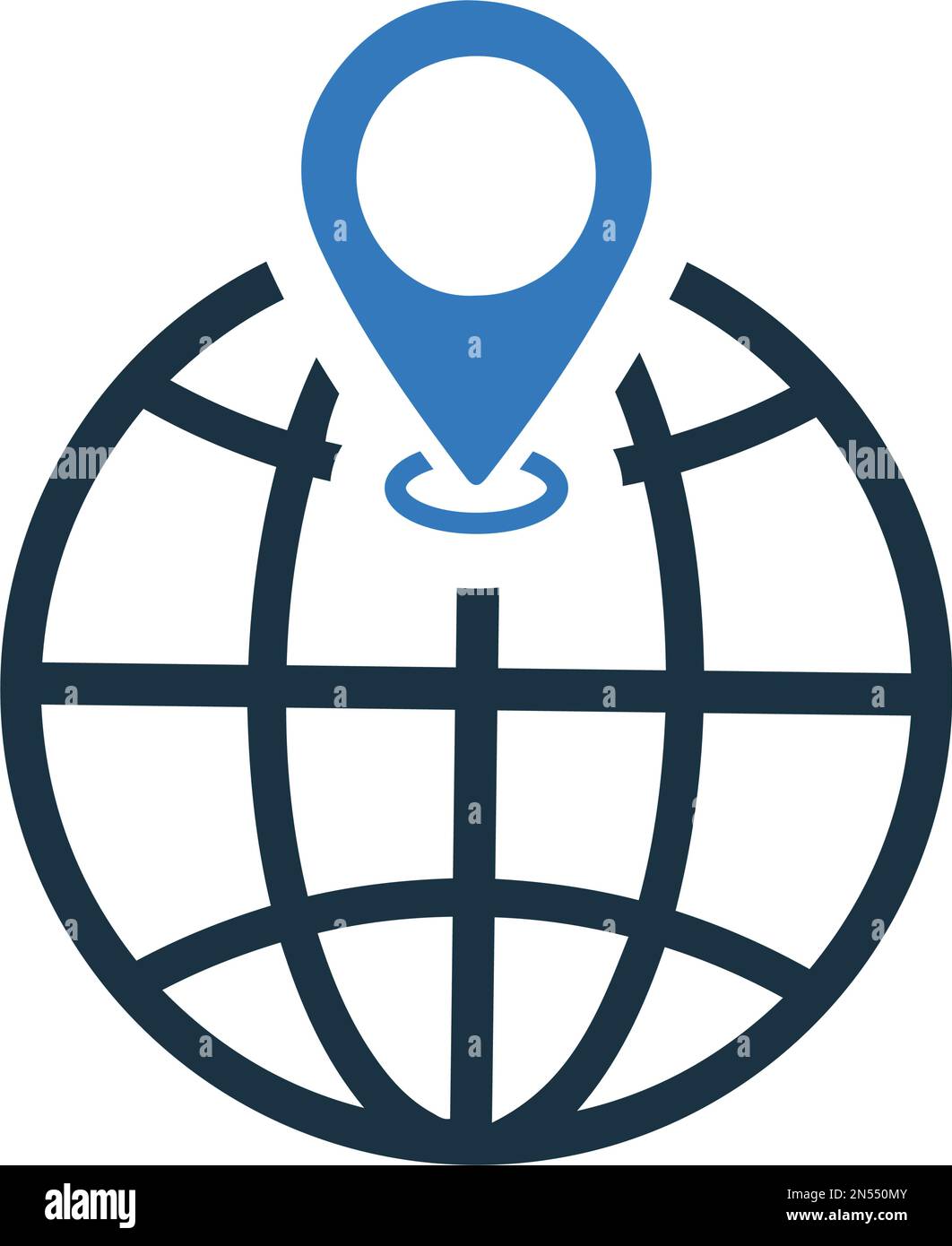 Globe, map, location icon. Editable Vector design using in commercial ...