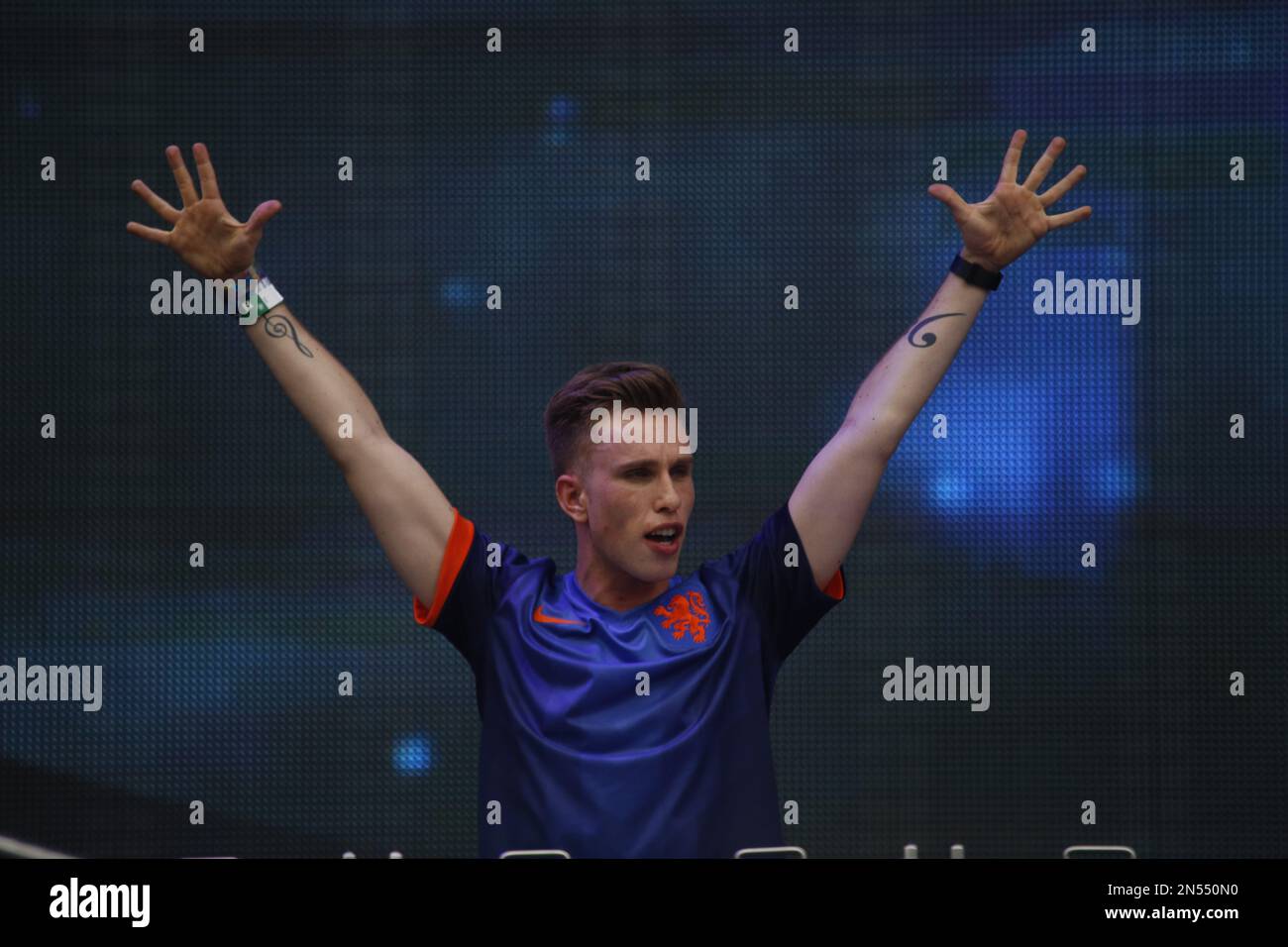 Nicky Romero performs at the Ultra Music Festival at Bayfront Park, on ...