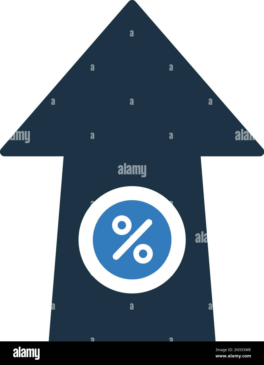 High, interest, rate icon. Well organized simple vector illustration ...