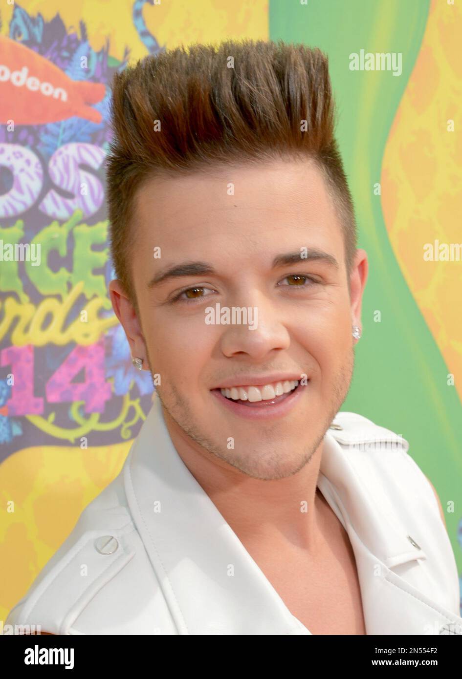 Luca Hanni arrives at the 27th annual Kids' Choice Awards at the Galen ...