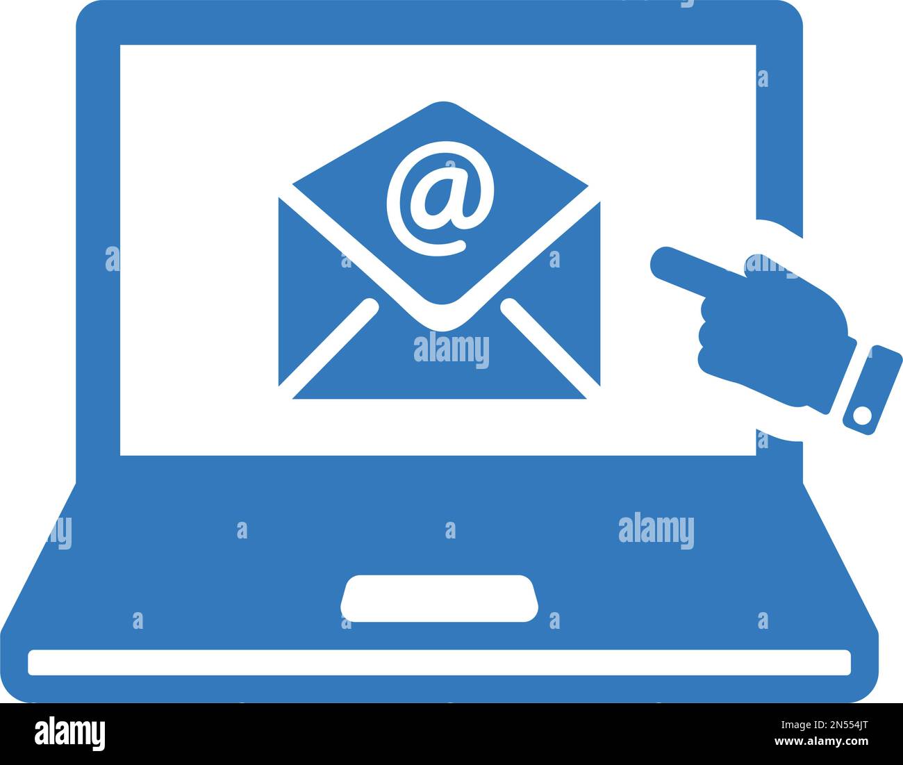 Email, subscription, communication icon is isolated on white background ...