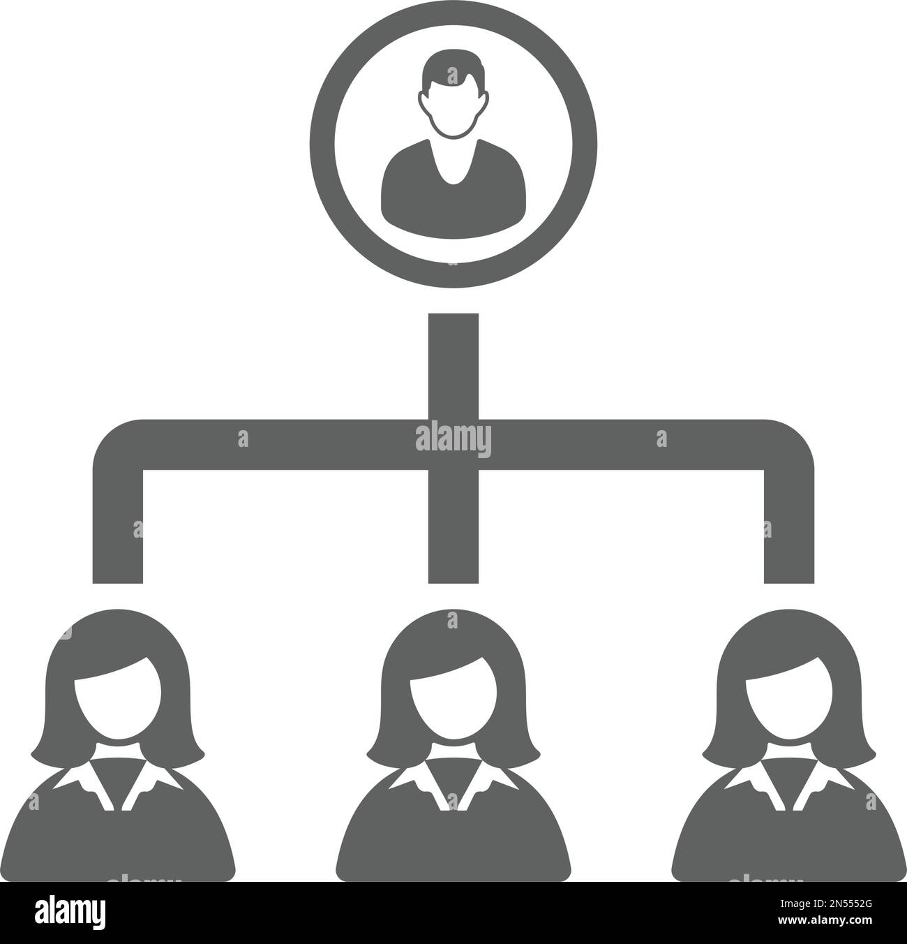 Hierarchy Structure Organization Icon Perfect Use For Designing And Developing Websites