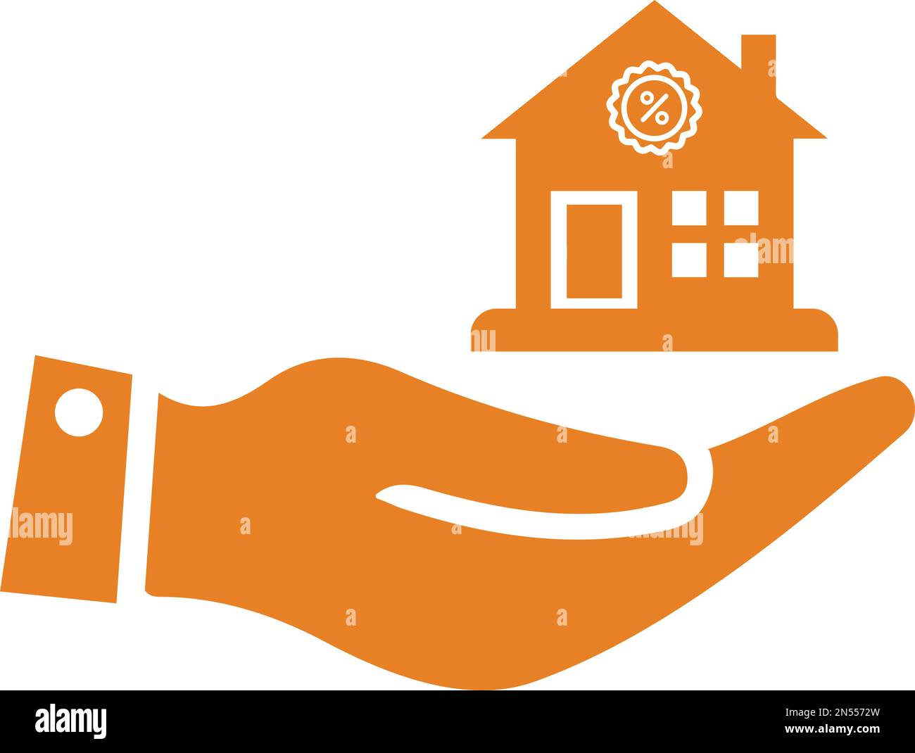 Home, loan, property, interest rate icon. Well organized simple vector ...