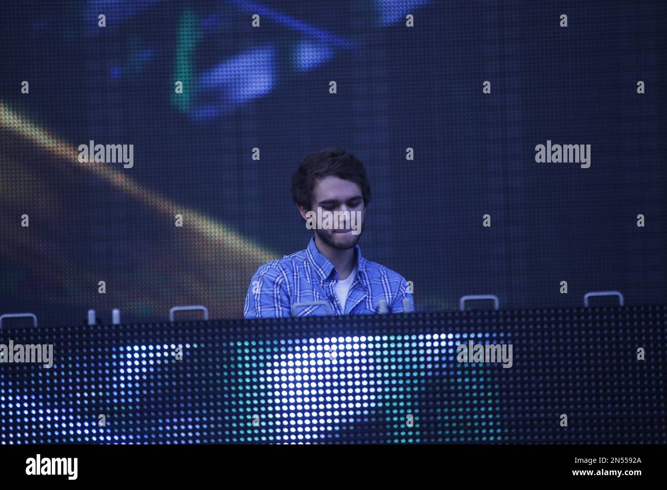 Anton Zaslavski aka Zedd performs at the Ultra Music Festival at ...