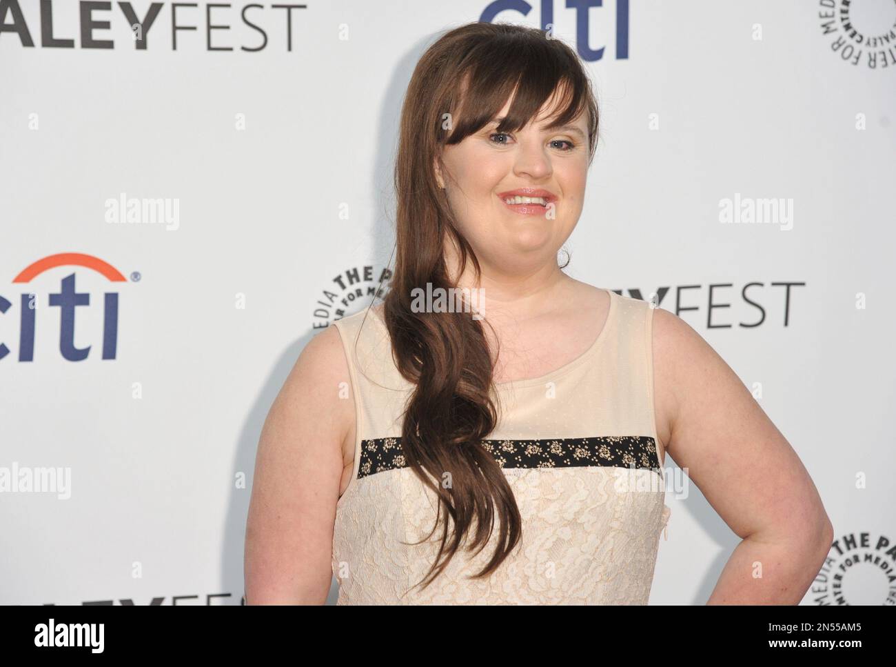 Jamie Brewer arrives at PALEYFEST 2014 - "American Horror Story: Coven ...