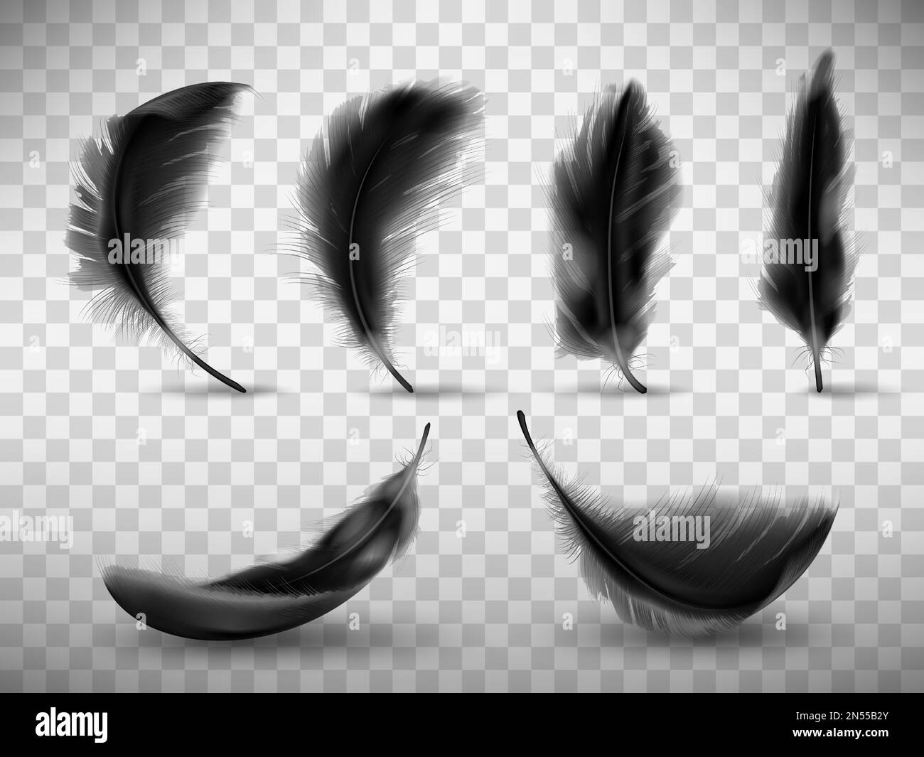 Falling Angel Feathers Wallpaper