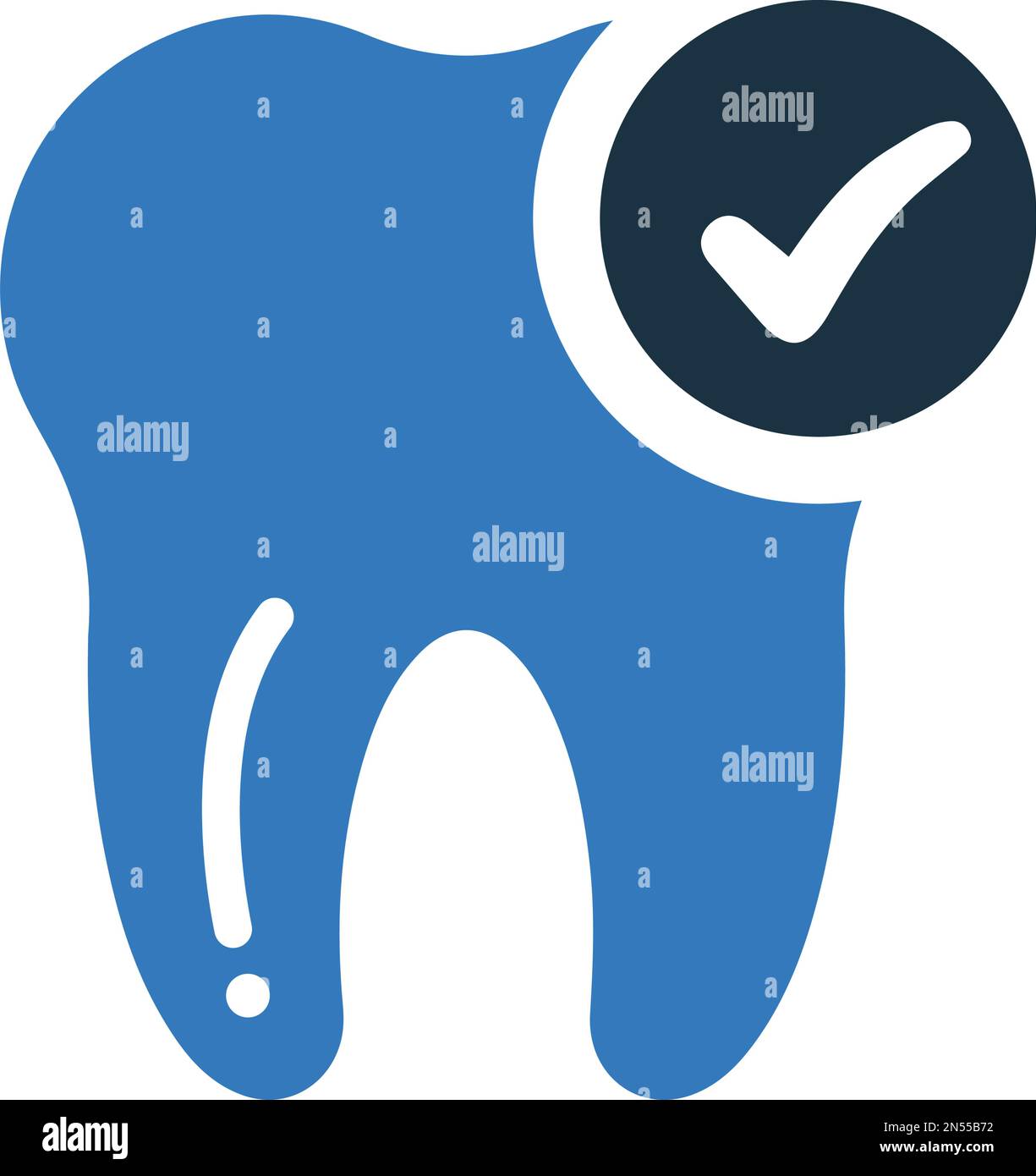 Healthy teeth icon - Vector EPS file. Perfect use for print media, web ...