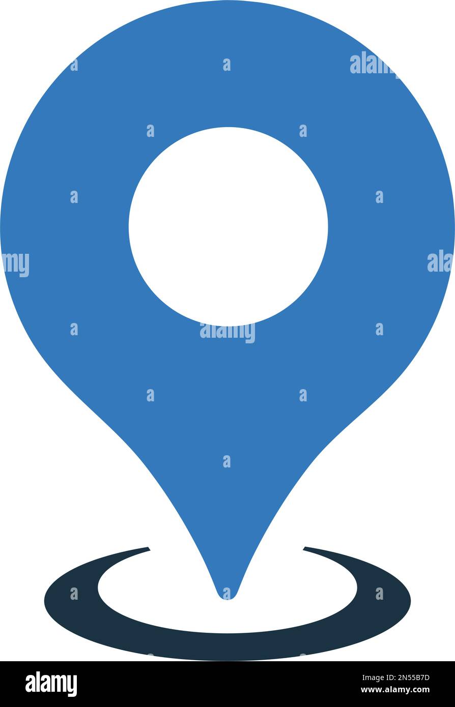 Gps, locate, location icon is isolated on white background. Use for ...