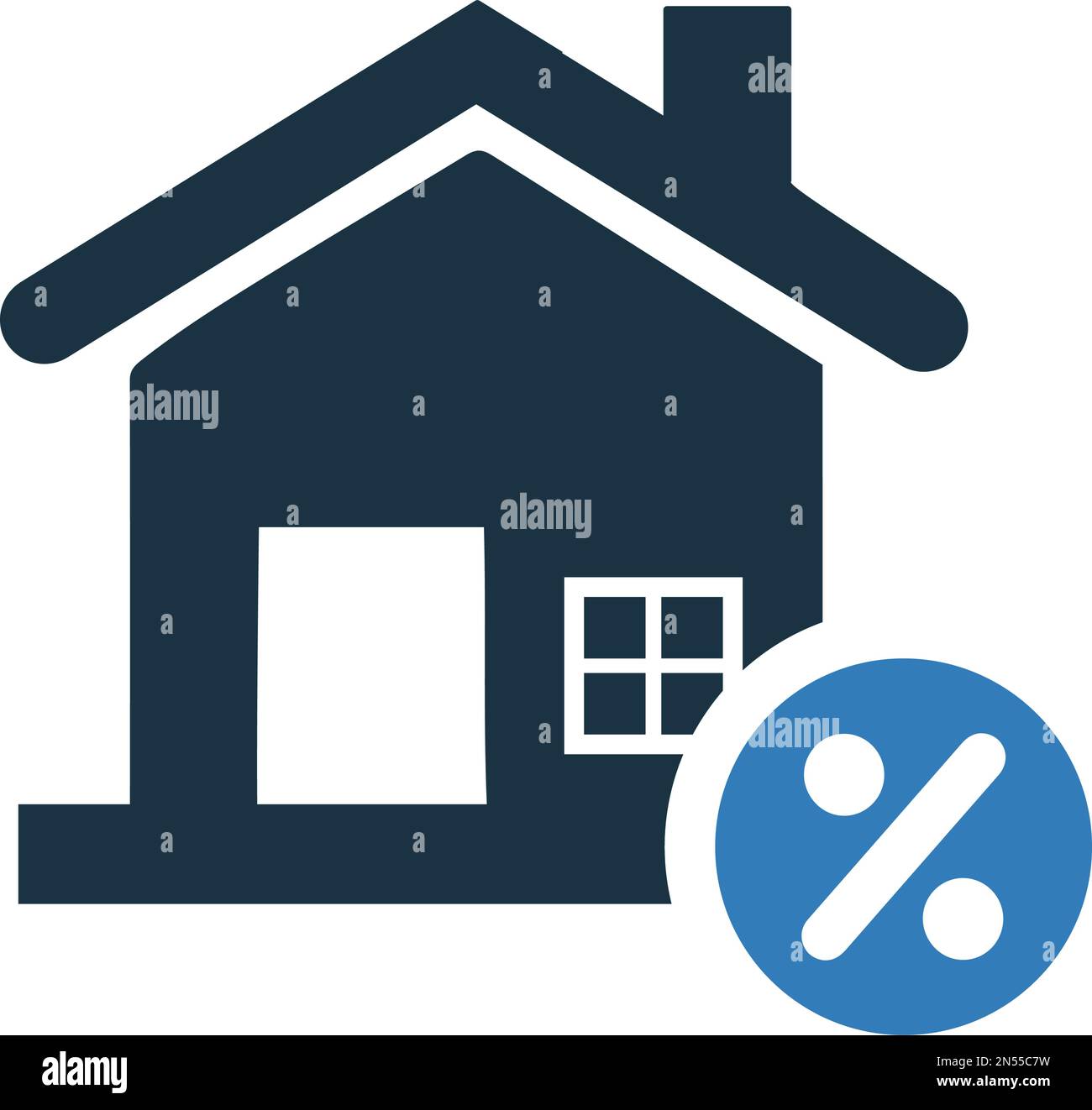 Home, loan, interest rate, building icon. use in designing and ...