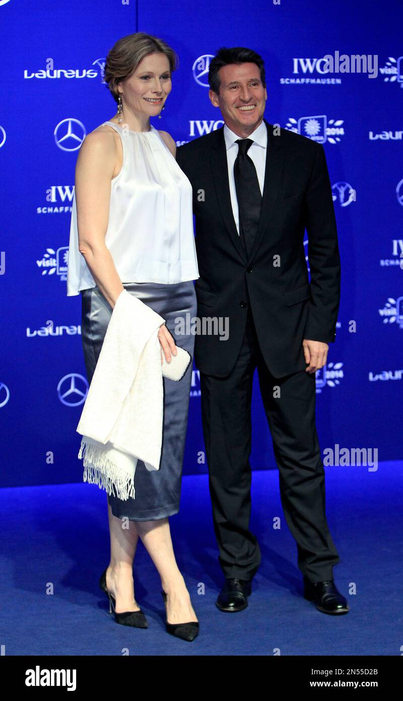 Laureus World Sports Academy member Lord Sebastian Coe, right, and his ...