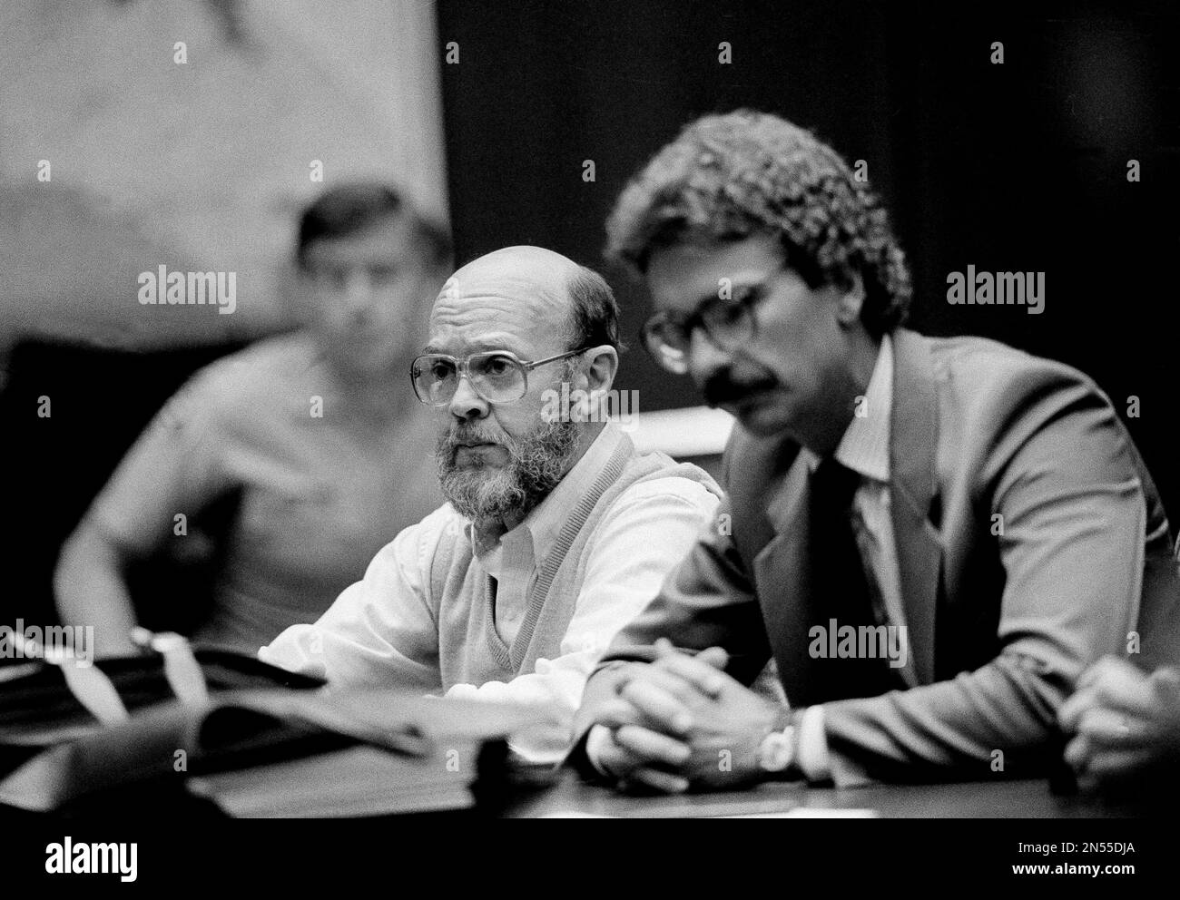 David Joseph Carpenter, left, sits in a Los Angeles County Superior ...